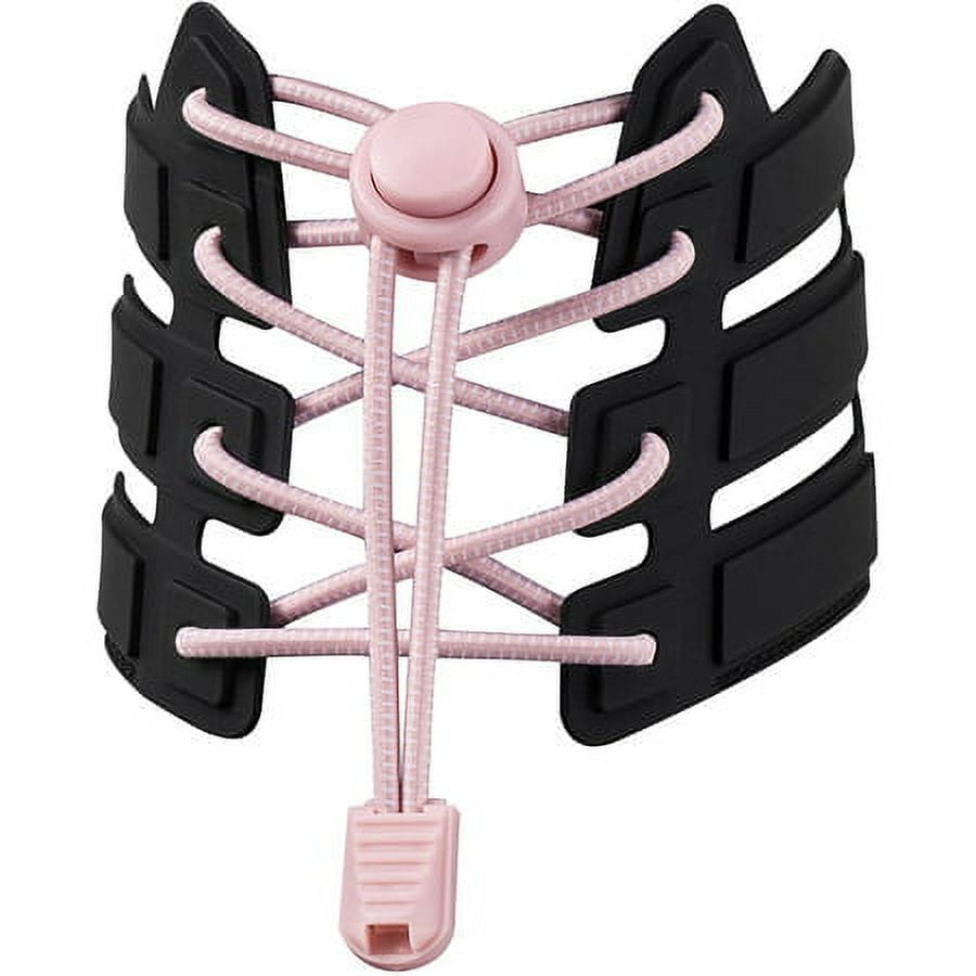 Elastic No Tie Shoelaces Stretch Tieless Shoe Laces with Lock Device ...