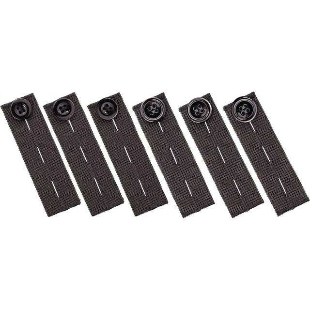 Elastic Pants Waist Extenders (6 Pack), Adjustable Waistband Expanders ...