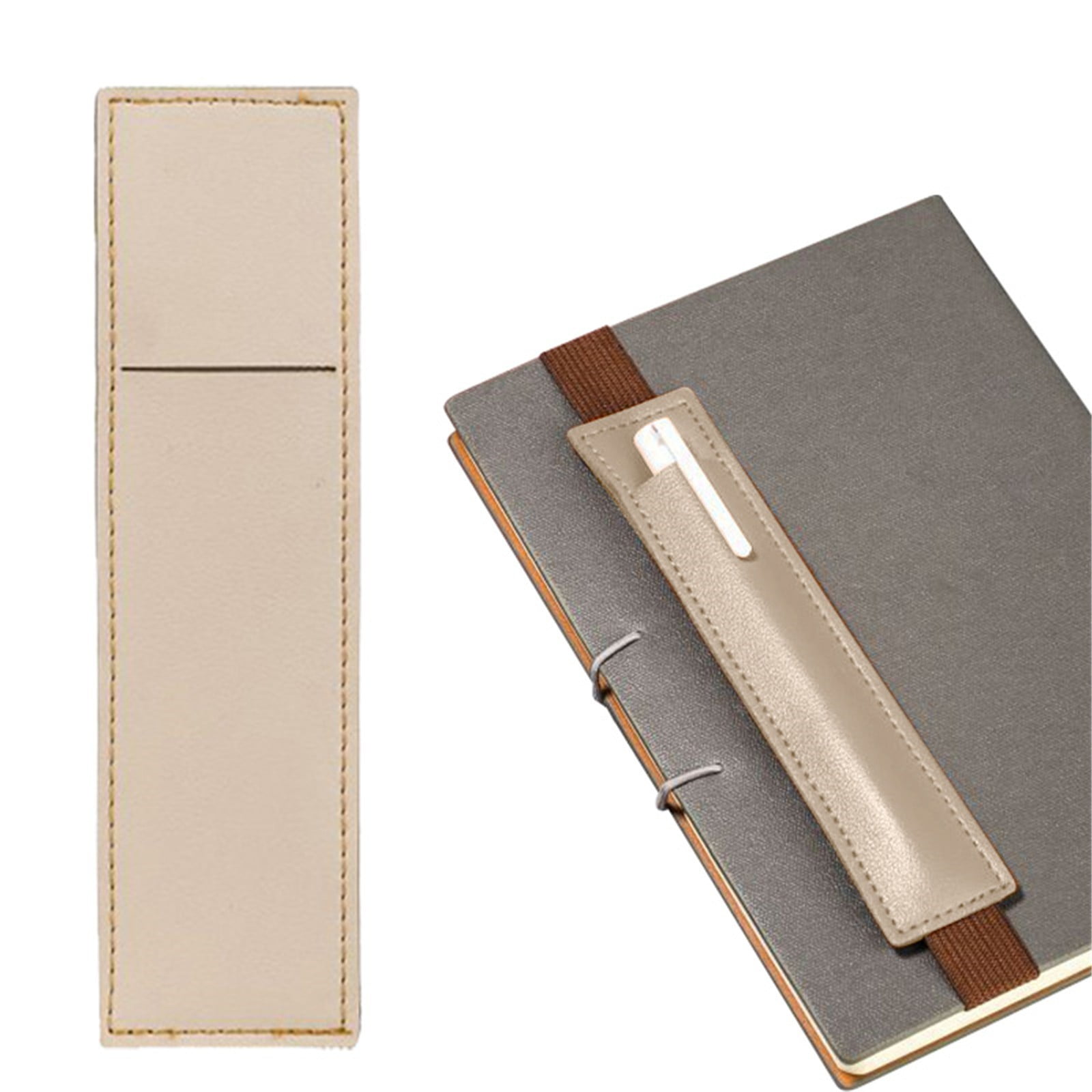 Elastic Pen Holder for Notebook, 1 Pc Adjustable Hold 2 Pen Holder PU ...