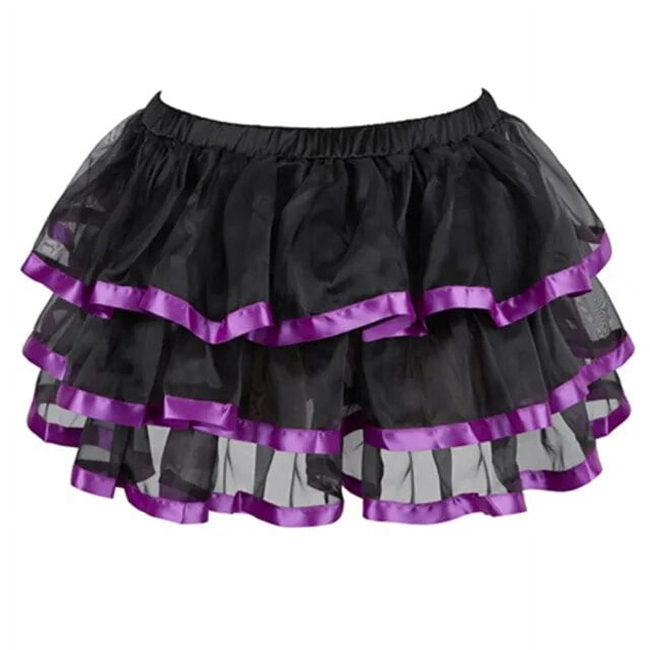 Elastic Petticoat Gothic Women Skirt Petticoat Burlesque Mesh Sexy ...