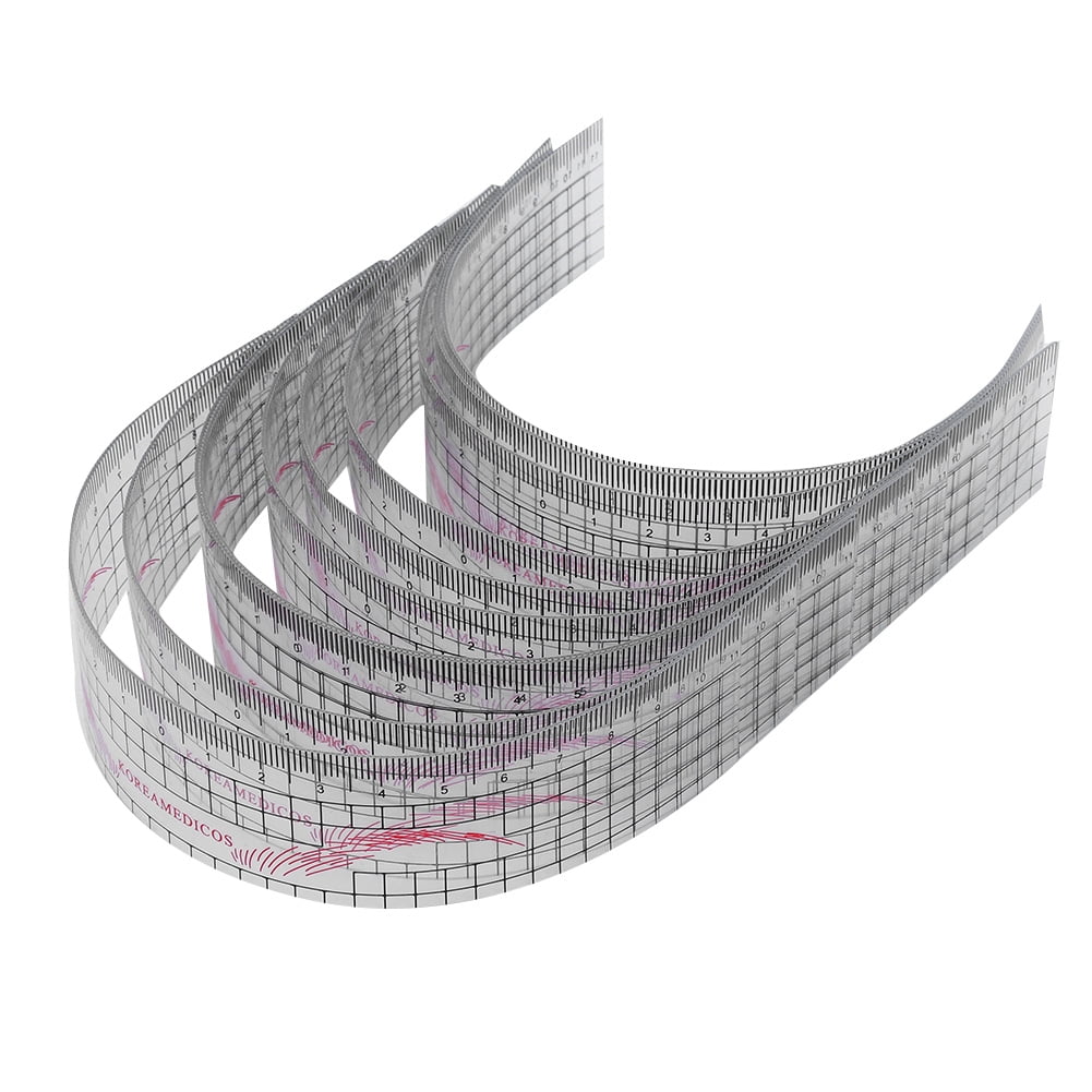 Elastic Plastic Eyebrow Tattoo Ruler Ruler Eyebrow Measure Shape ...