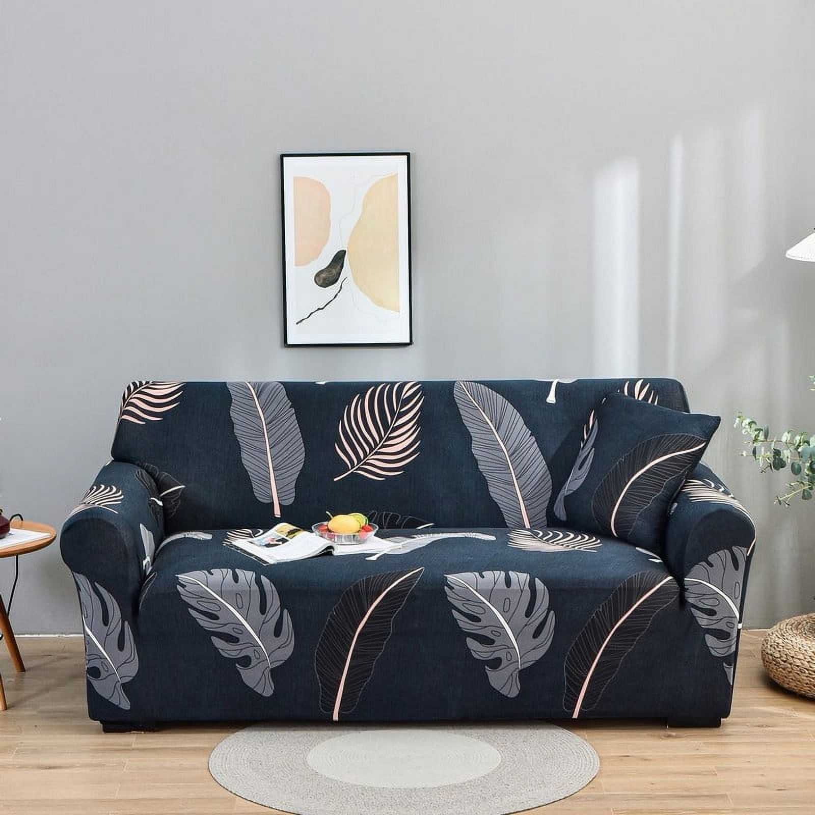 Elastic Printed Sofa Cover Stretch Tight Wrap All-inclusive Sofa Cover ...