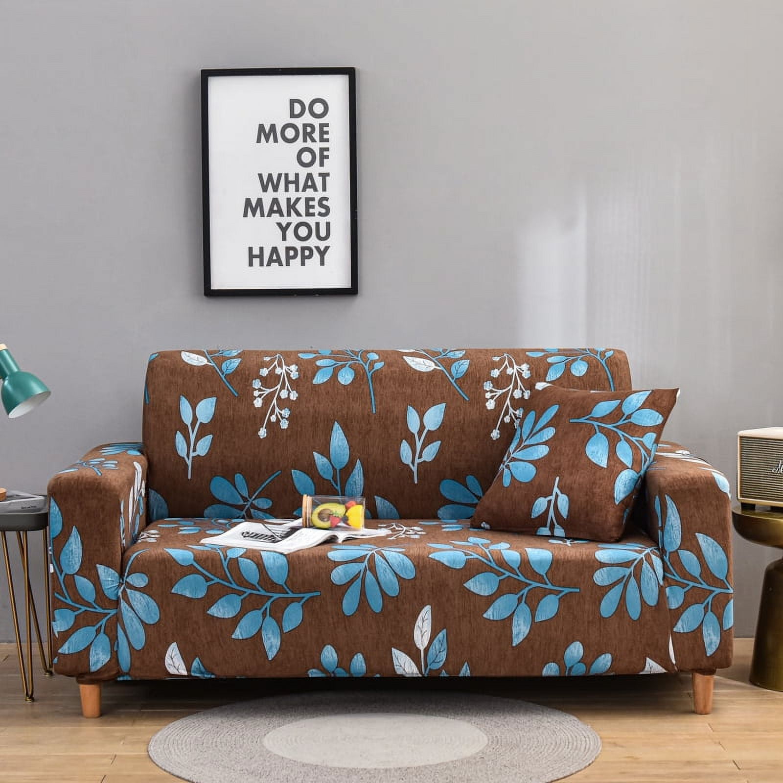 Elastic Printed Sofa Cover Stretch Tight Wrap All-inclusive Sofa Cover ...