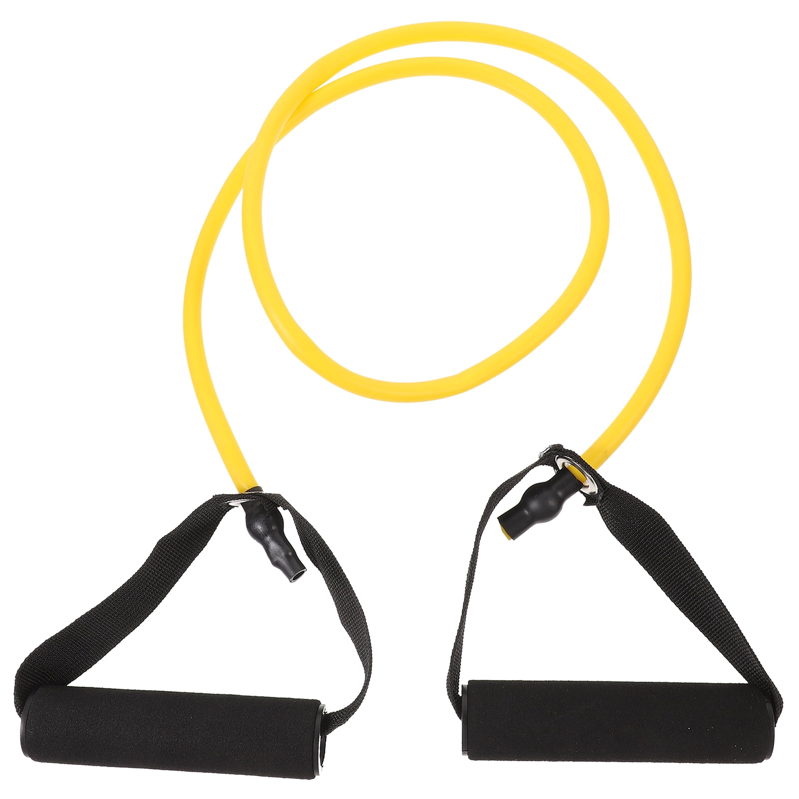 Yellow Resistance Bands with Comfortable Handles for Strength Training ...
