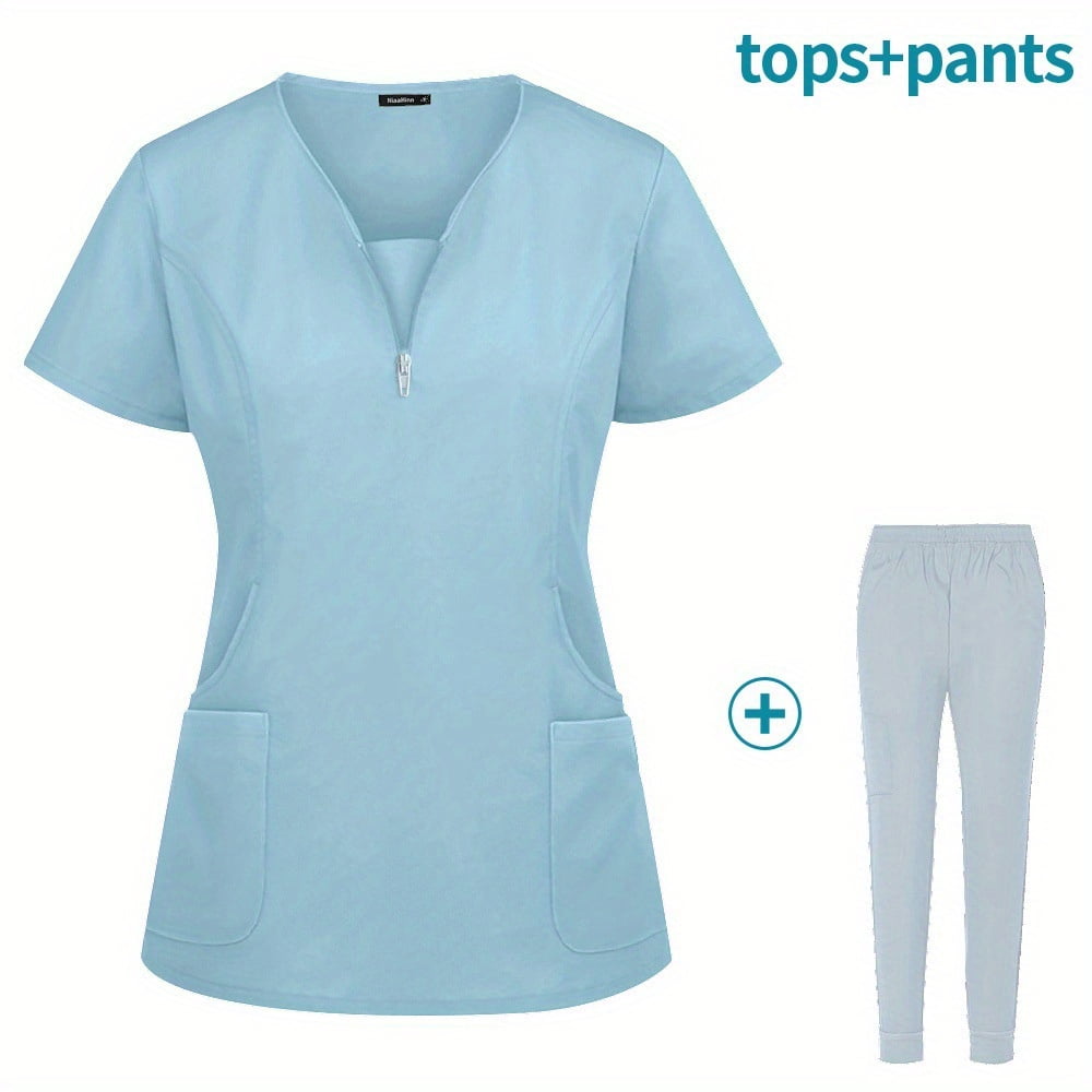 Elastic Quick-drying Scrub Suit for Operating Room - with A Short ...