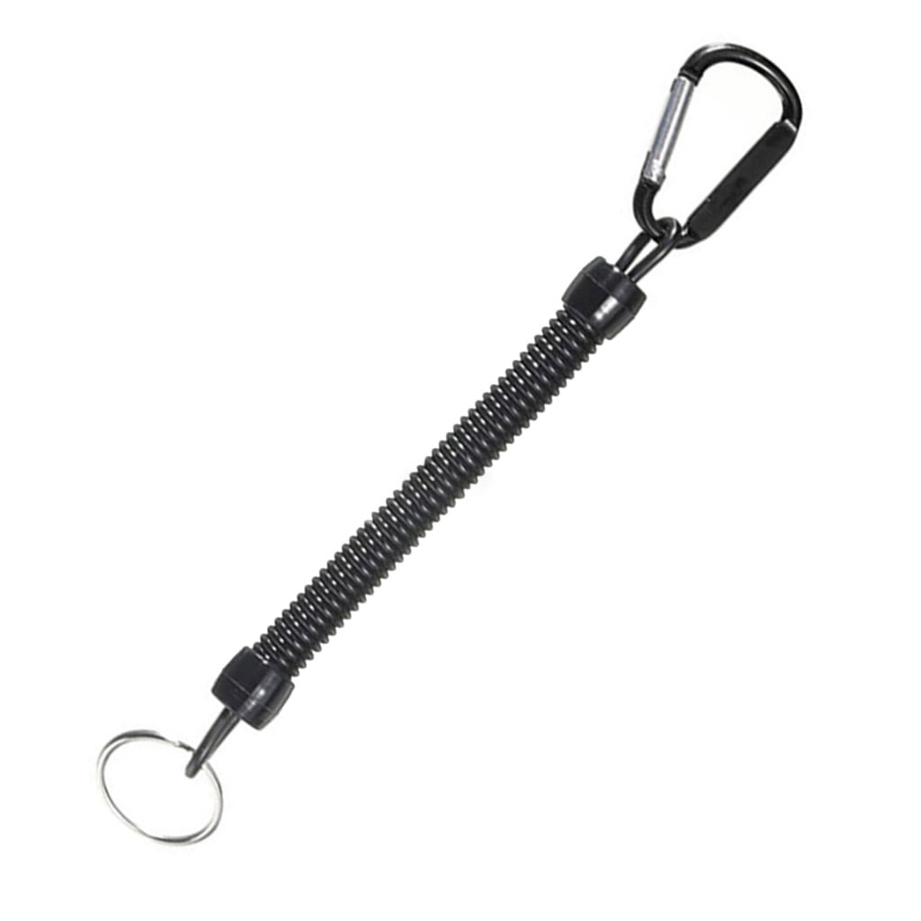 Elastic Retention Rope Safety Spring Lanyard Rope Keyring Chain ...