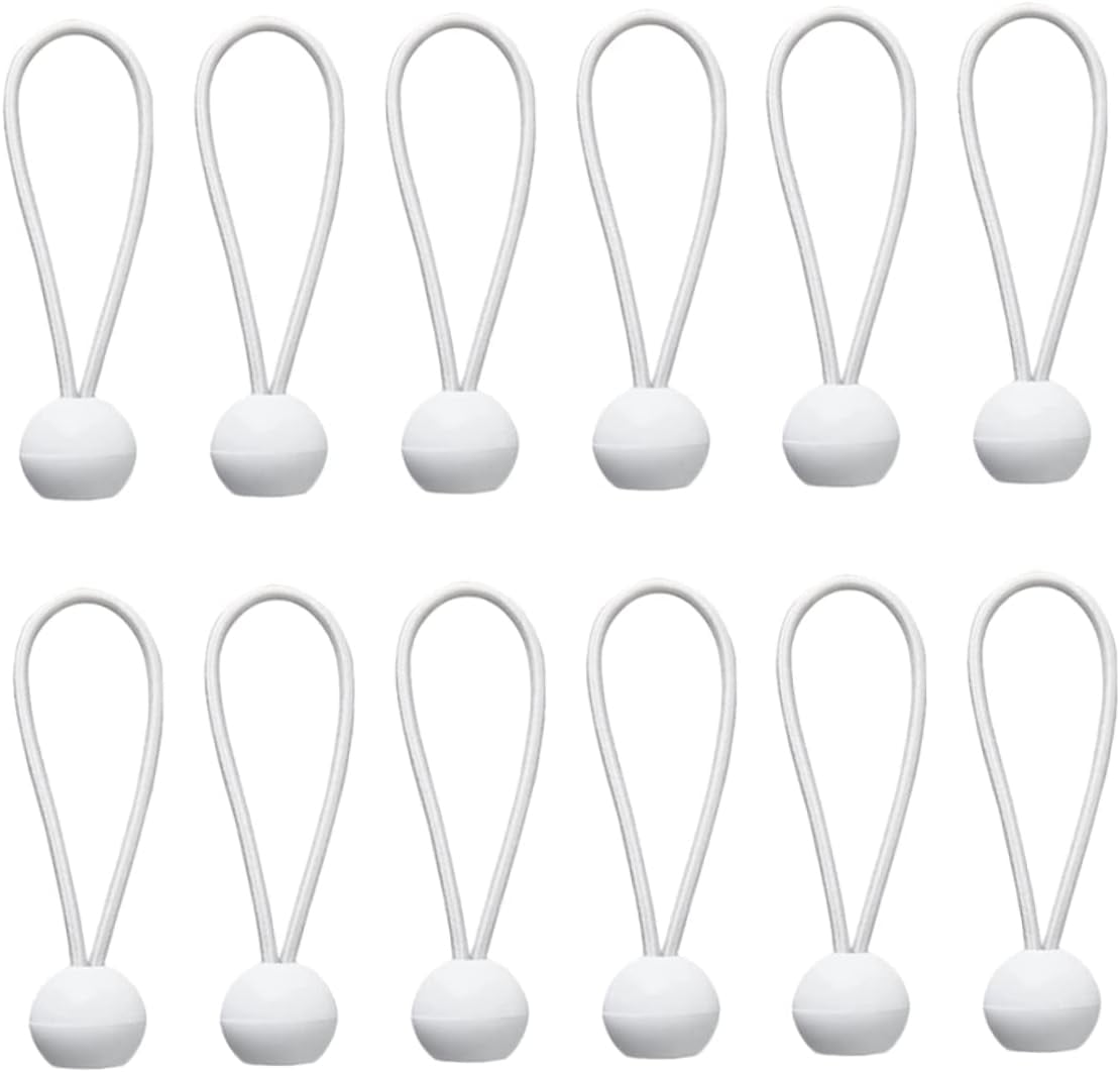 Elastic Rope White Tent Heavy Duty Tarp Camping Tarps 50pcs Tarp Bungee ...