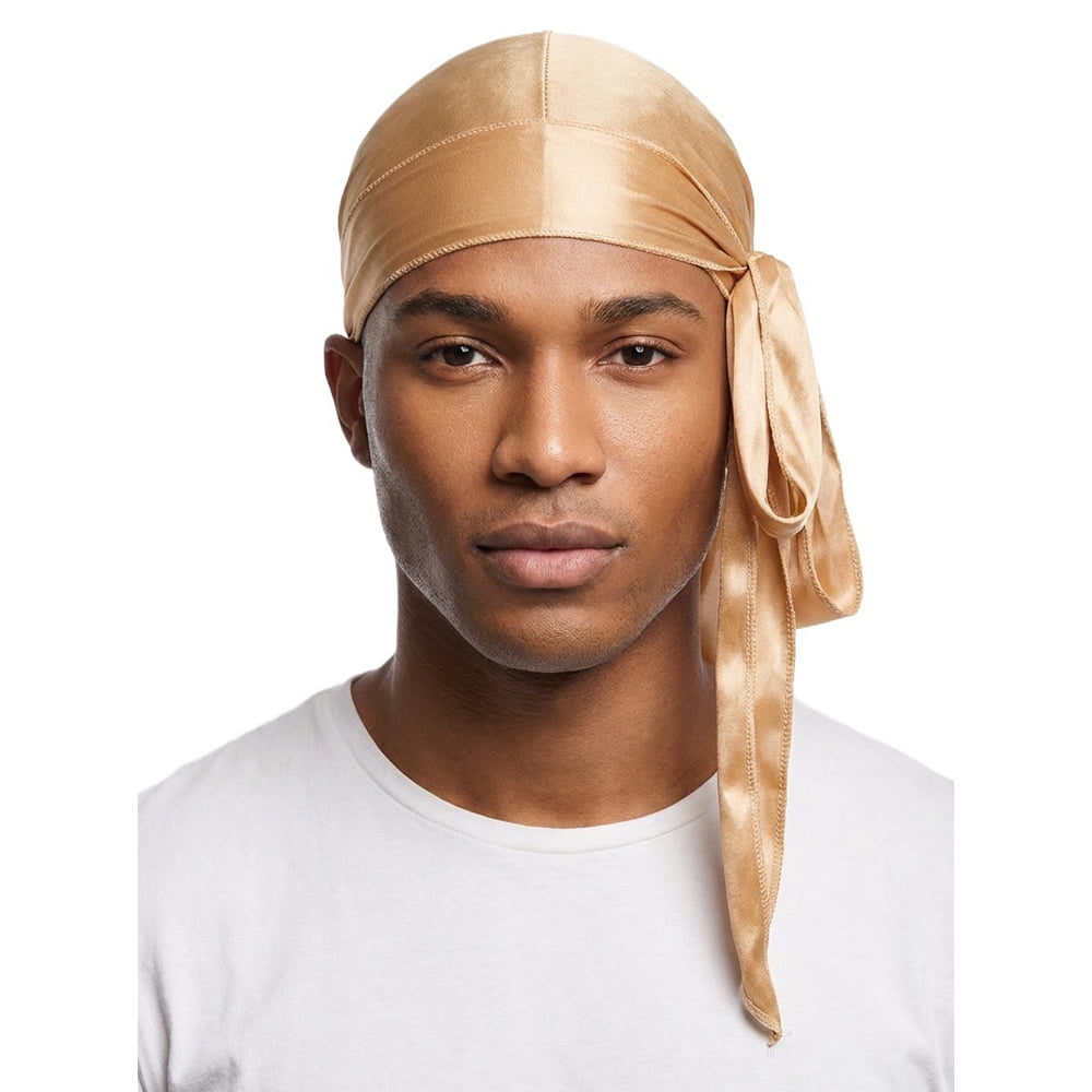 Elastic Satin Headwrap for Woman&Man, Premium Luxe Silky Durags for Men ...