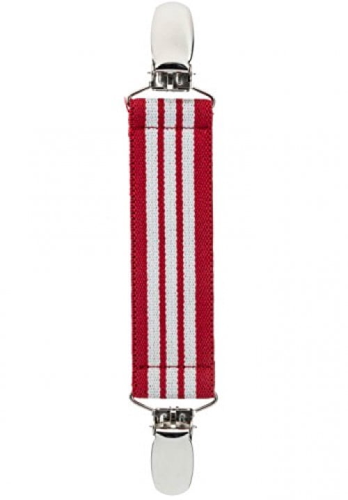 Elastic Scarf and Hat Clips Attacher with Extra Heavy Clips - Red and ...
