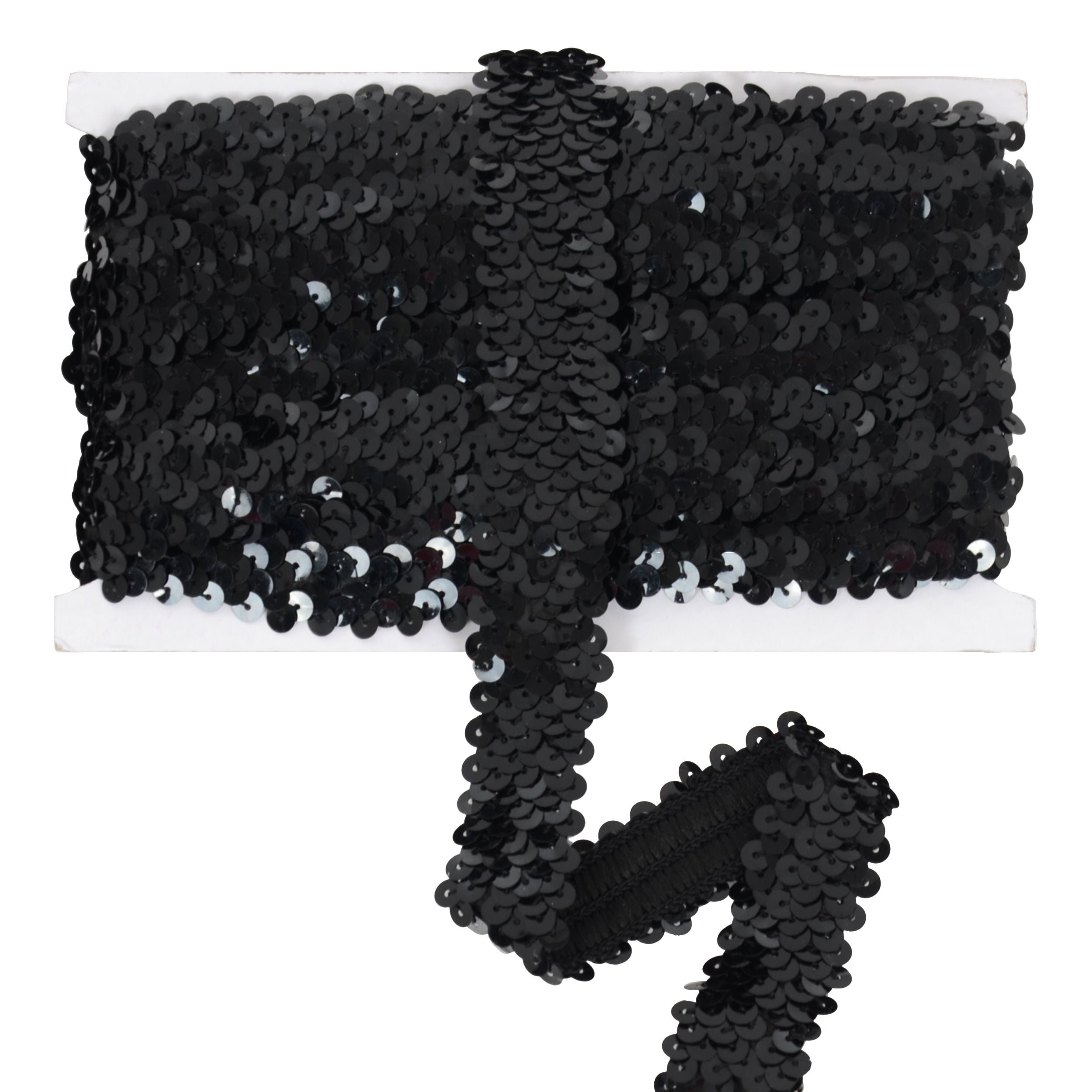 Elastic Sequin Trim, 1.2 Inch 3 Row Flat Glitter Paillette Sequin ...