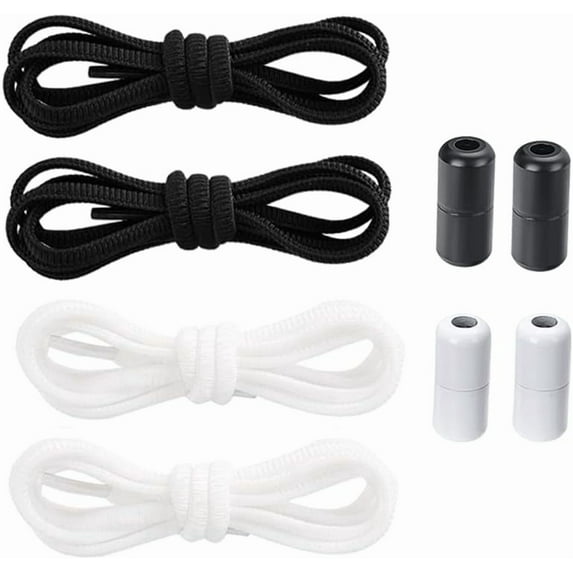 Elastic Shoe Laces, Elastic No Tie Shoelaces for Sneakers, One Size ...