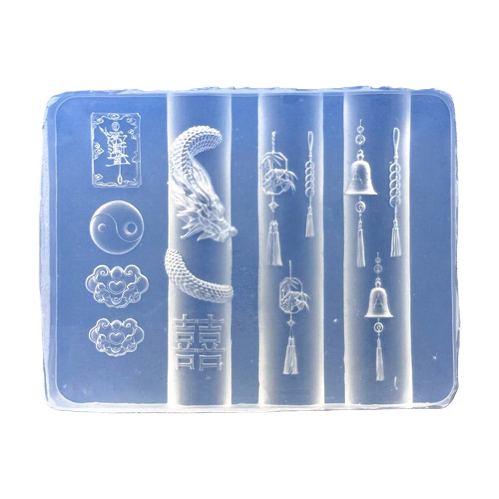 Elastic Silicone Nails Art Mold With Intricate Relief Patterns Nails ...