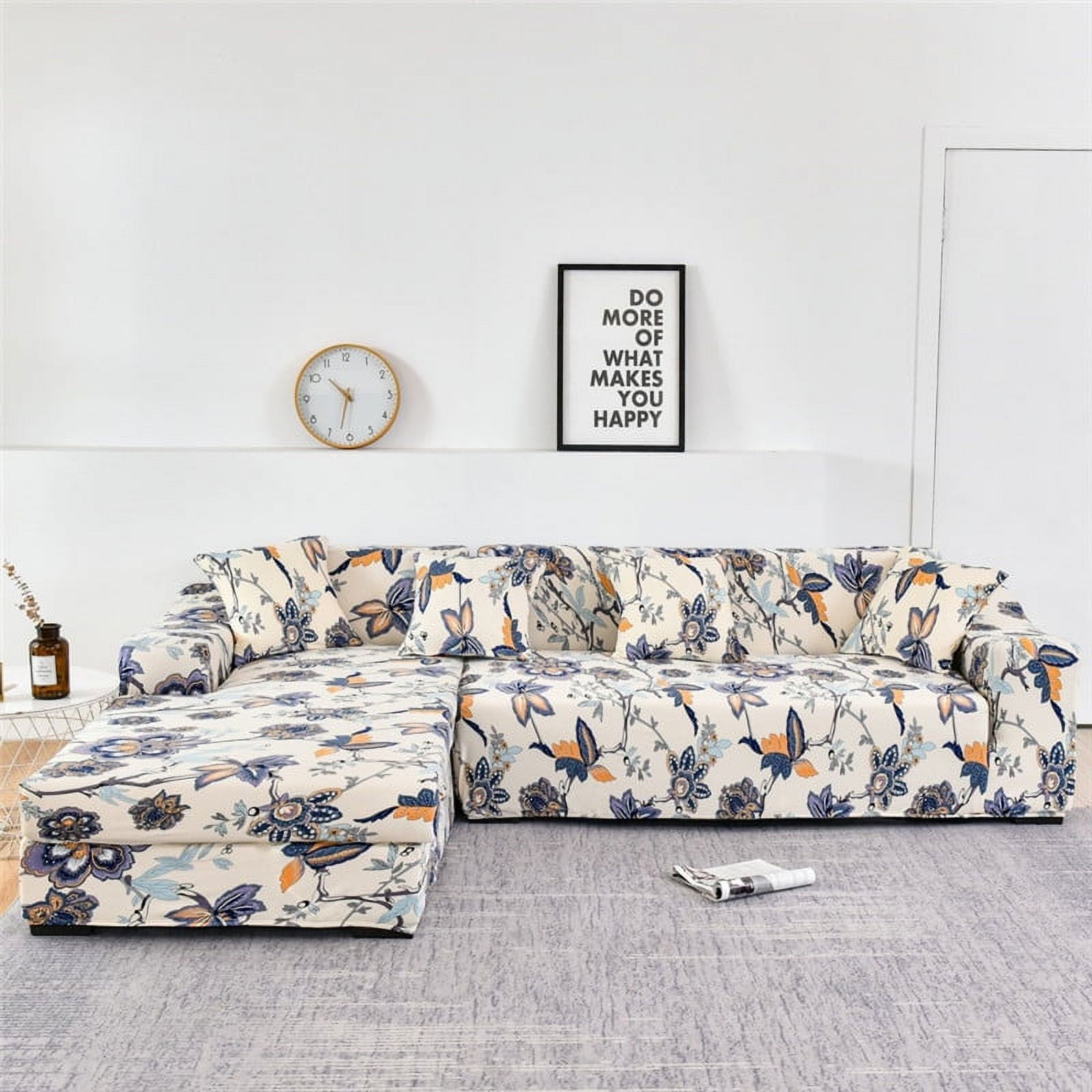 Elastic Slipcover Sofa Cover for Living Room All-inclusive Slip ...