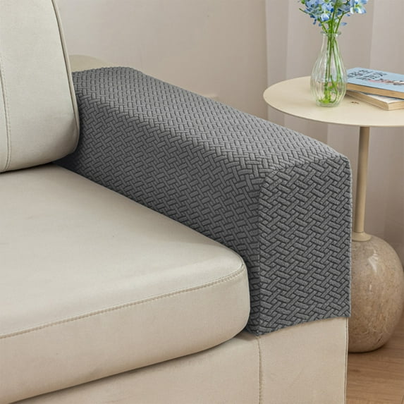 Elastic Sofa Armrest Covers Thickened Stain-Resistant, Fabric ...