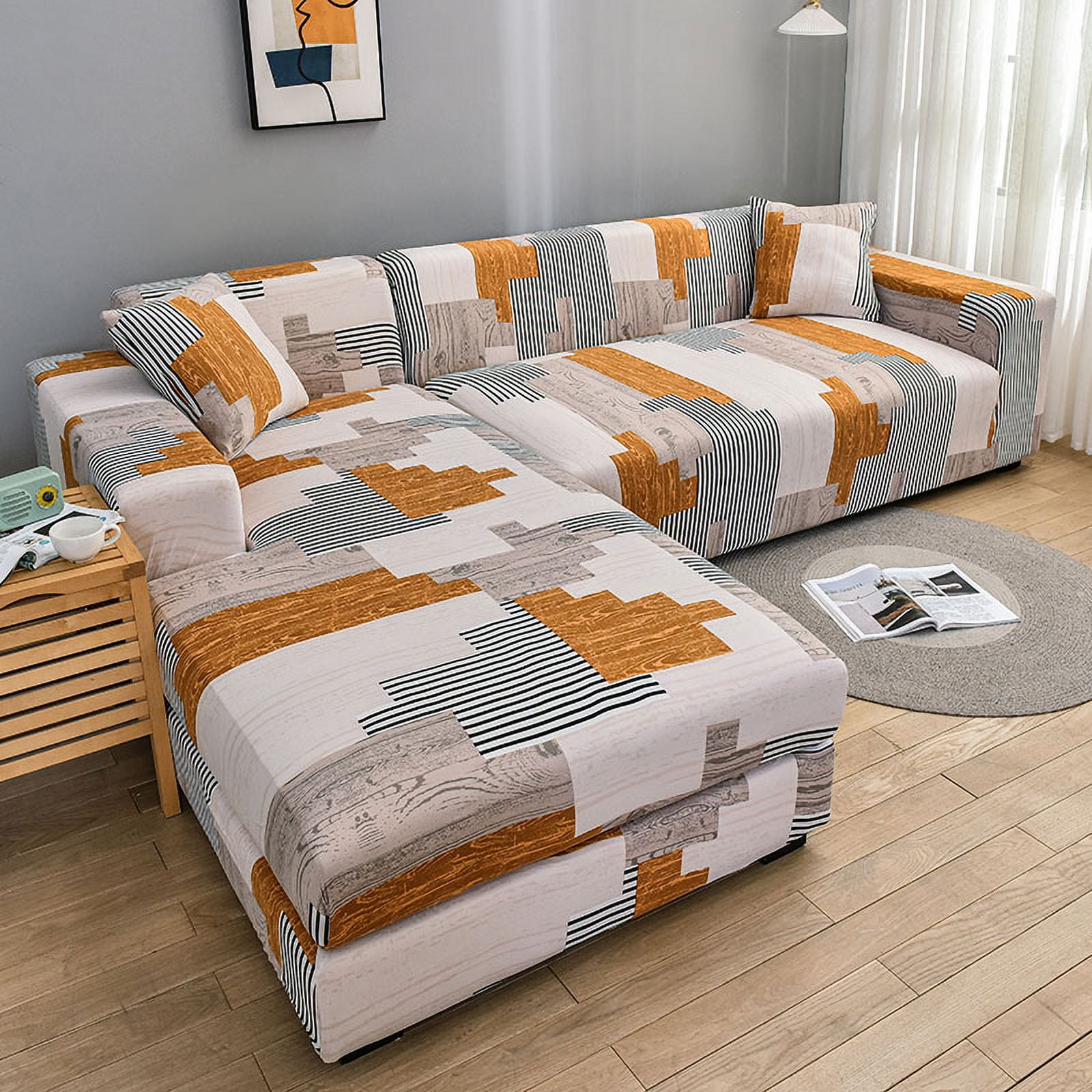 Elastic Sofa Cover Cotton Couch Cover Chair Sectional Big Sofa It Needs ...