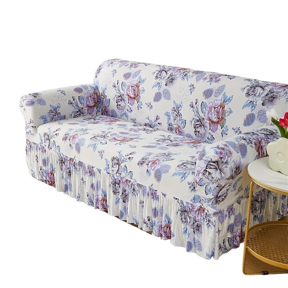 Elastic Sofa Cover For Living Room Printed Sofa Slipcover L Shape Sofa ...