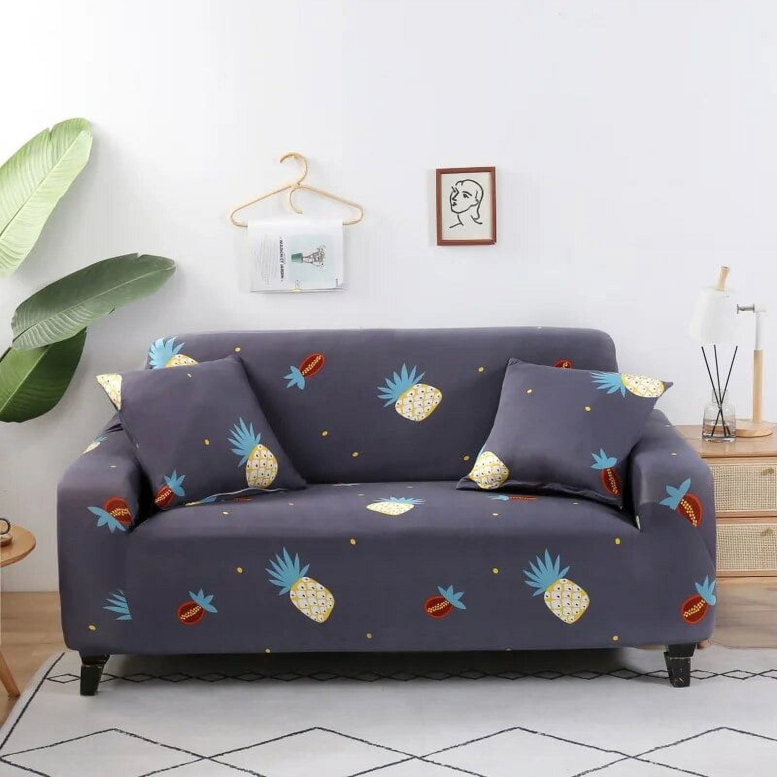 Elastic Sofa Cover Fully Wrapped Sofa Cover Tightly Wrapped Fully ...