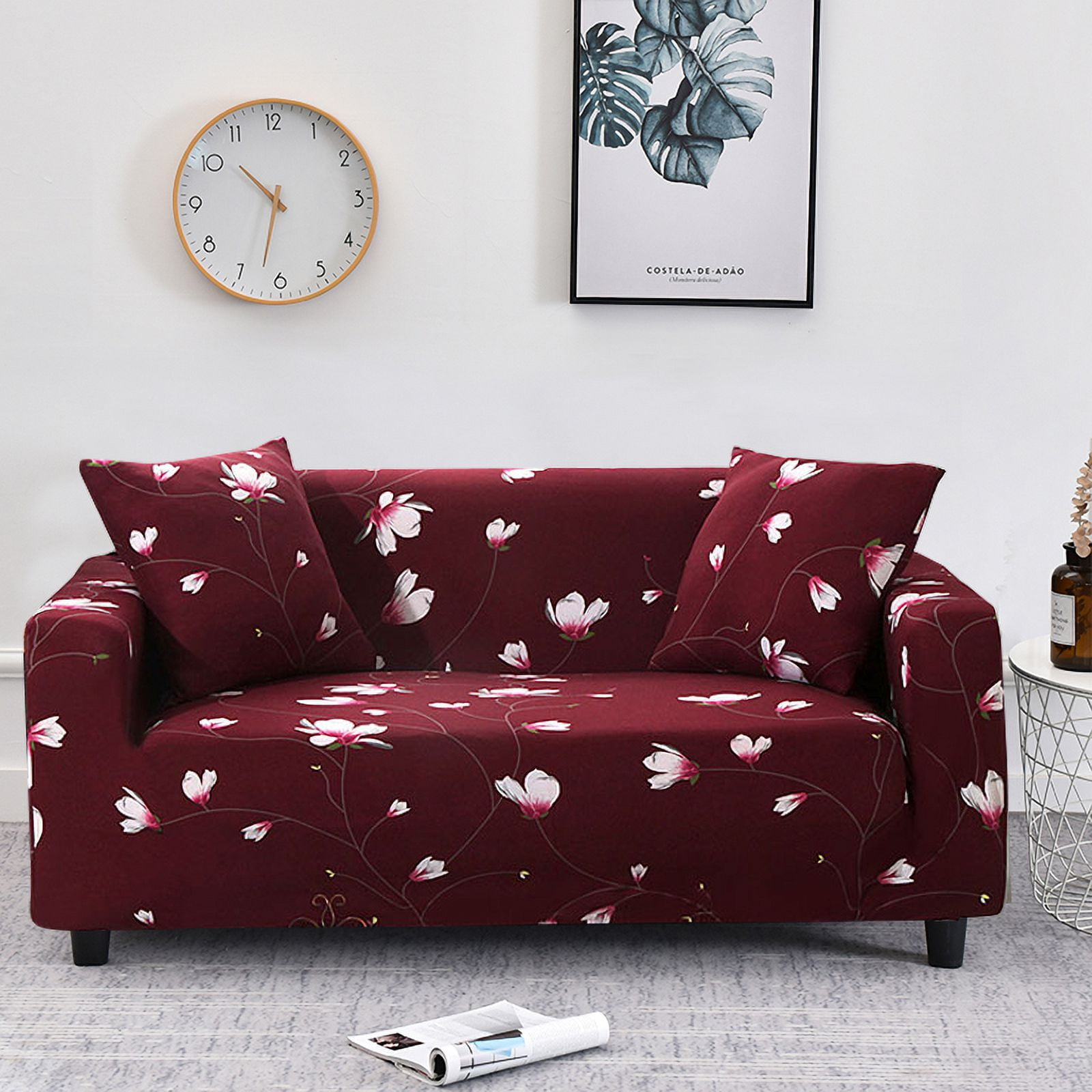 Elastic Sofa Cover Stretch Plaid Sofa for Living Room Fully-wrap Couch ...