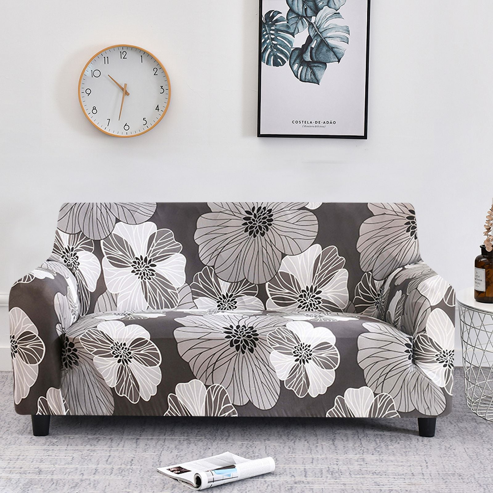 Elastic Sofa Cover Stretch Plaid Sofa for Living Room Fully-wrap Couch ...