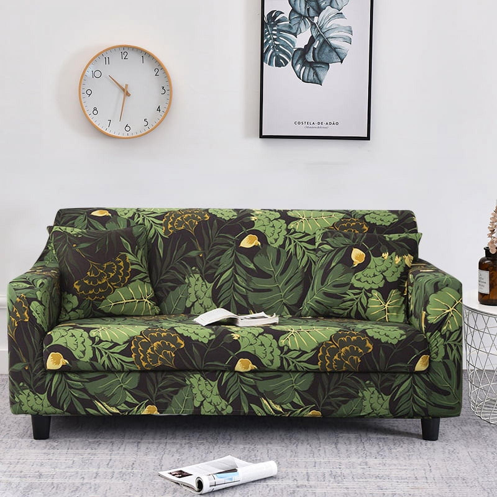 Elastic Sofa Cover Stretch Plaid Sofa for Living Room Fully-wrap Couch ...