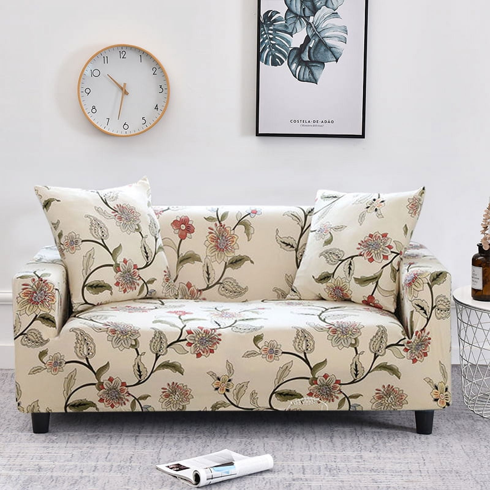 Elastic Sofa Cover Stretch Plaid Sofa for Living Room Fully-wrap ...