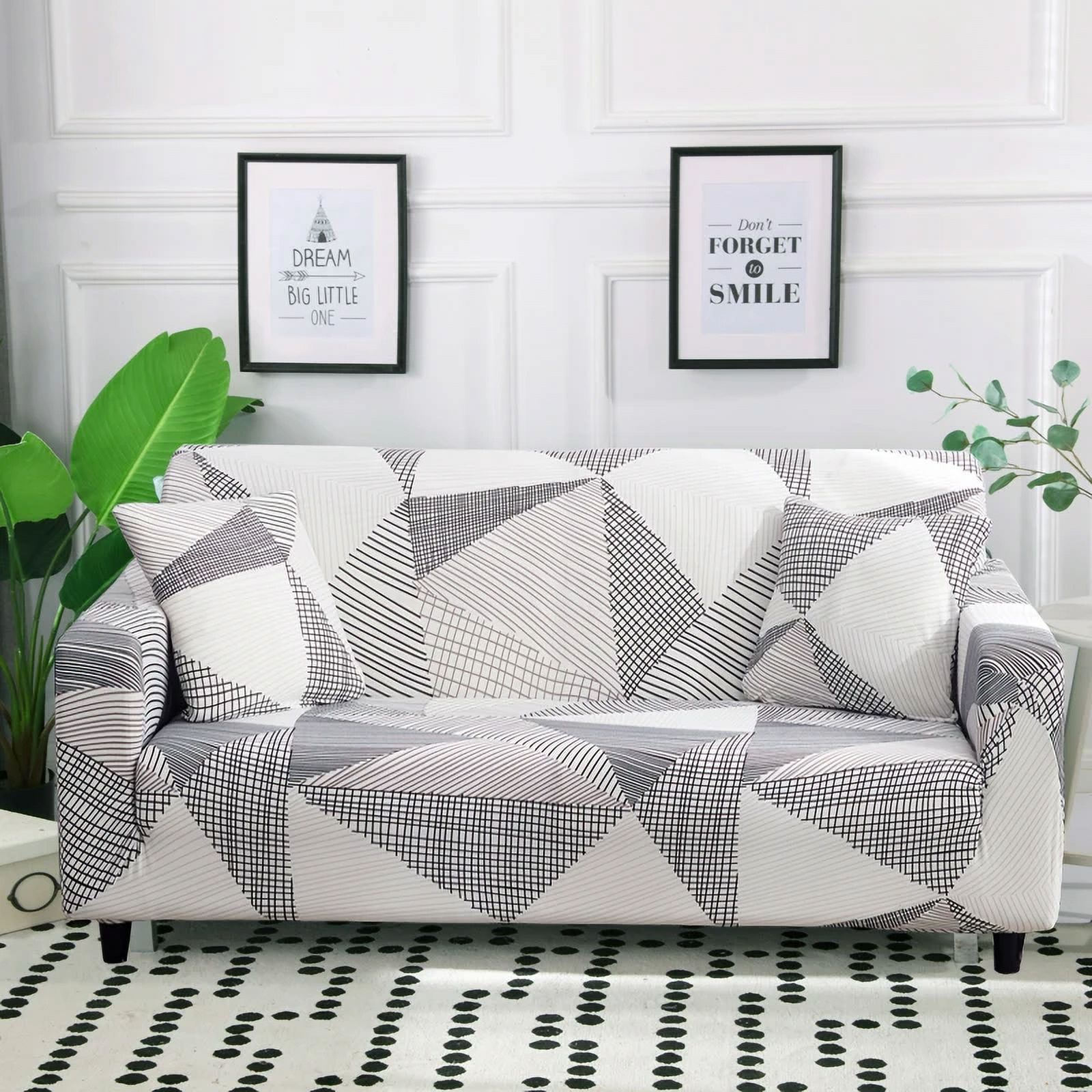 Elastic Sofa Cover for Living Room Cushion Cover Section Slipcover ...