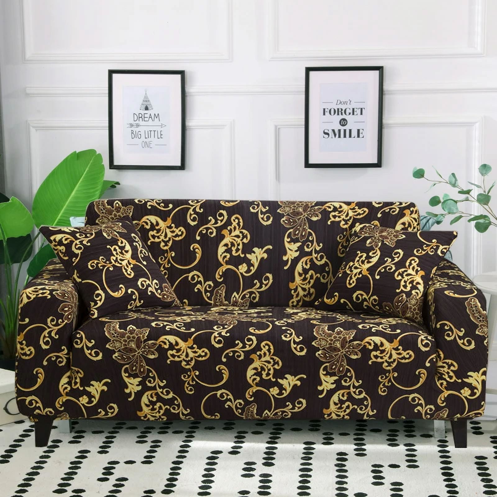 Elastic Sofa Cover for Living Room Cushion Cover Section Slipcover Stretch L Shape Sofa Armchair ...