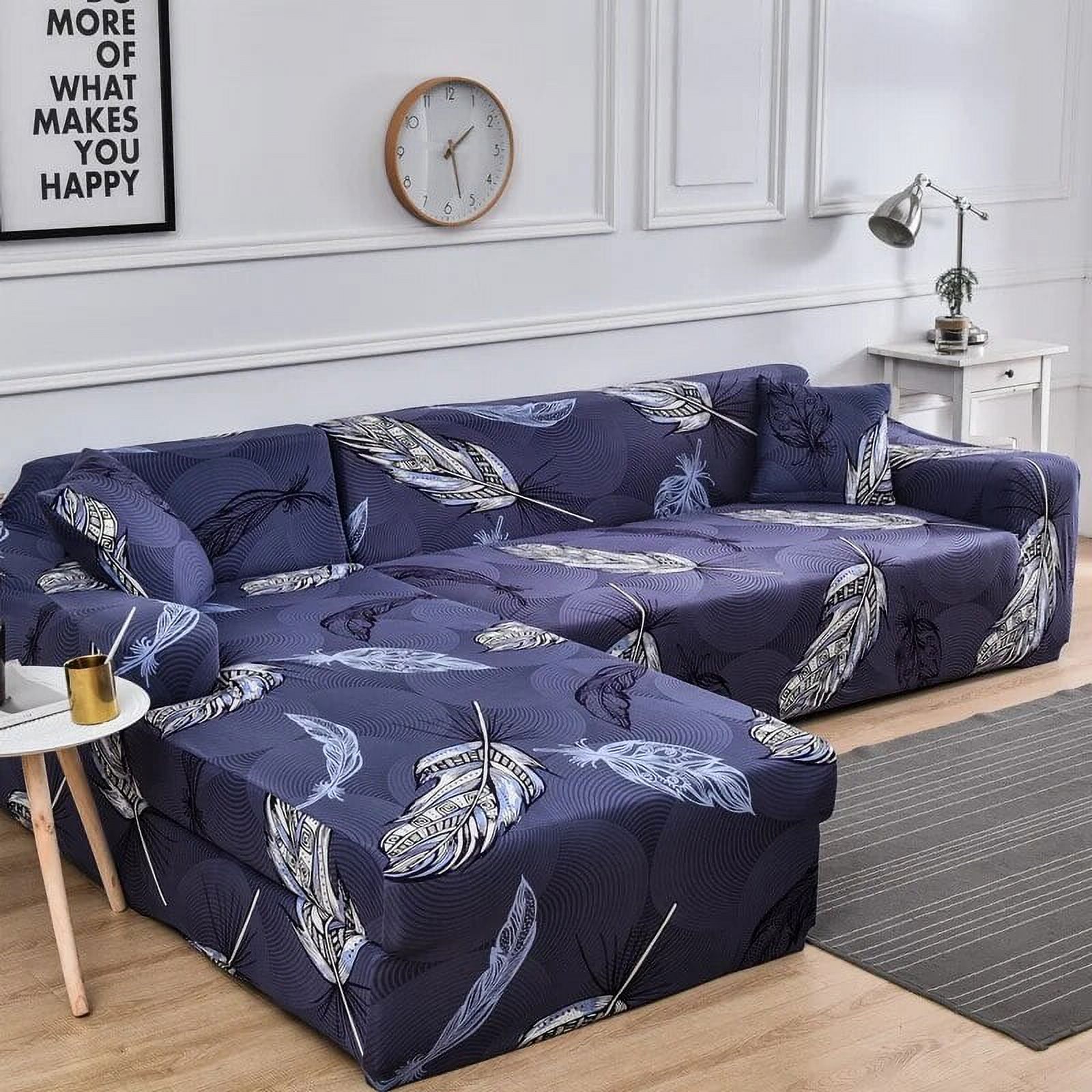 Elastic Sofa Cover for Living Room Geometric Couch Cover Corner L ...