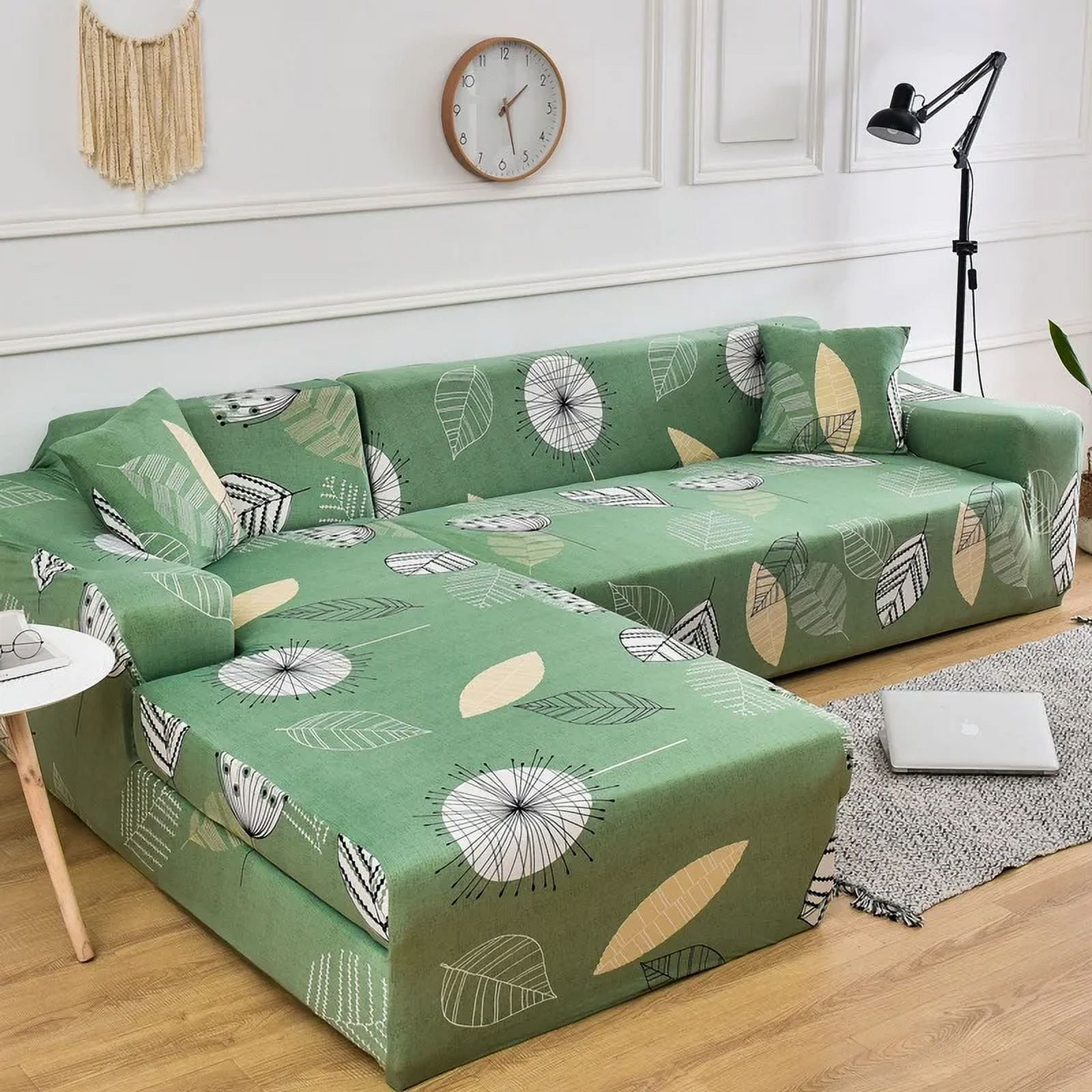 Elastic Sofa Cover for Living Room Geometric Couch Cover Pets Corner L ...
