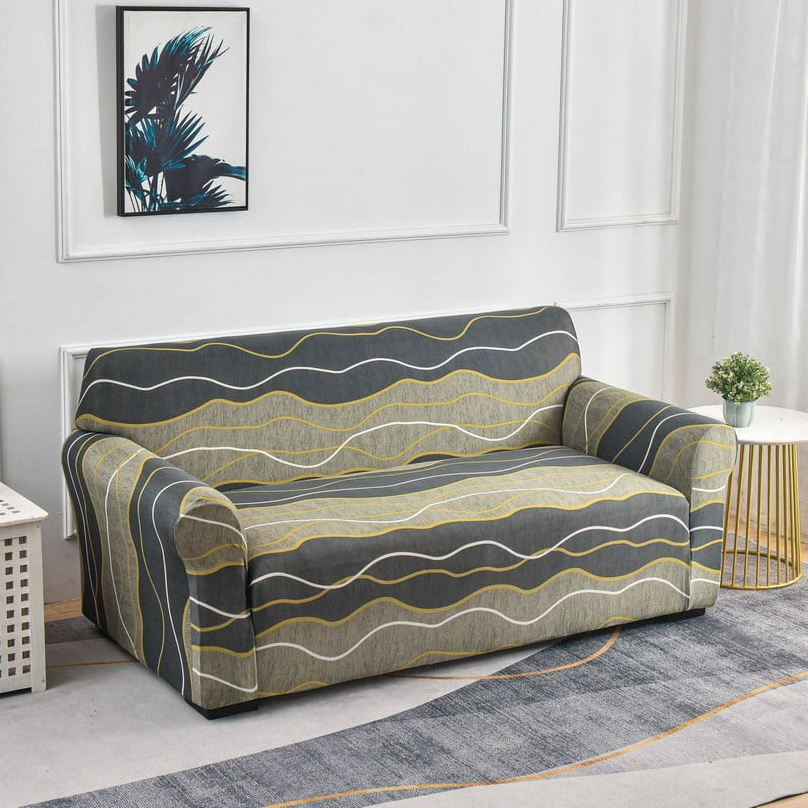 Elastic Sofa Cover for Living Room Spandex Couch Cover Tight Wrap All ...