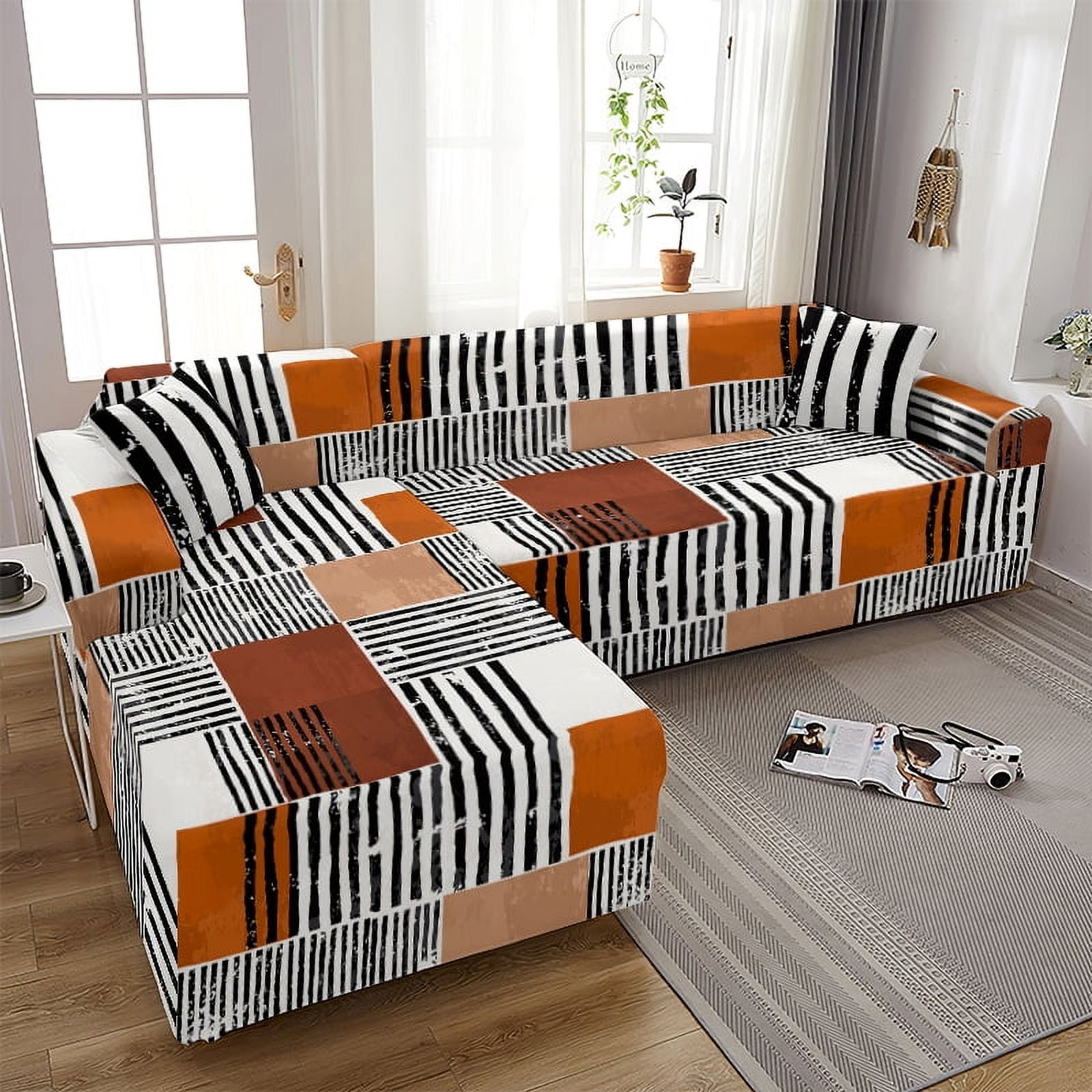 Elastic Sofa Covers for Living Room Modern Sectional Corner Sofa ...