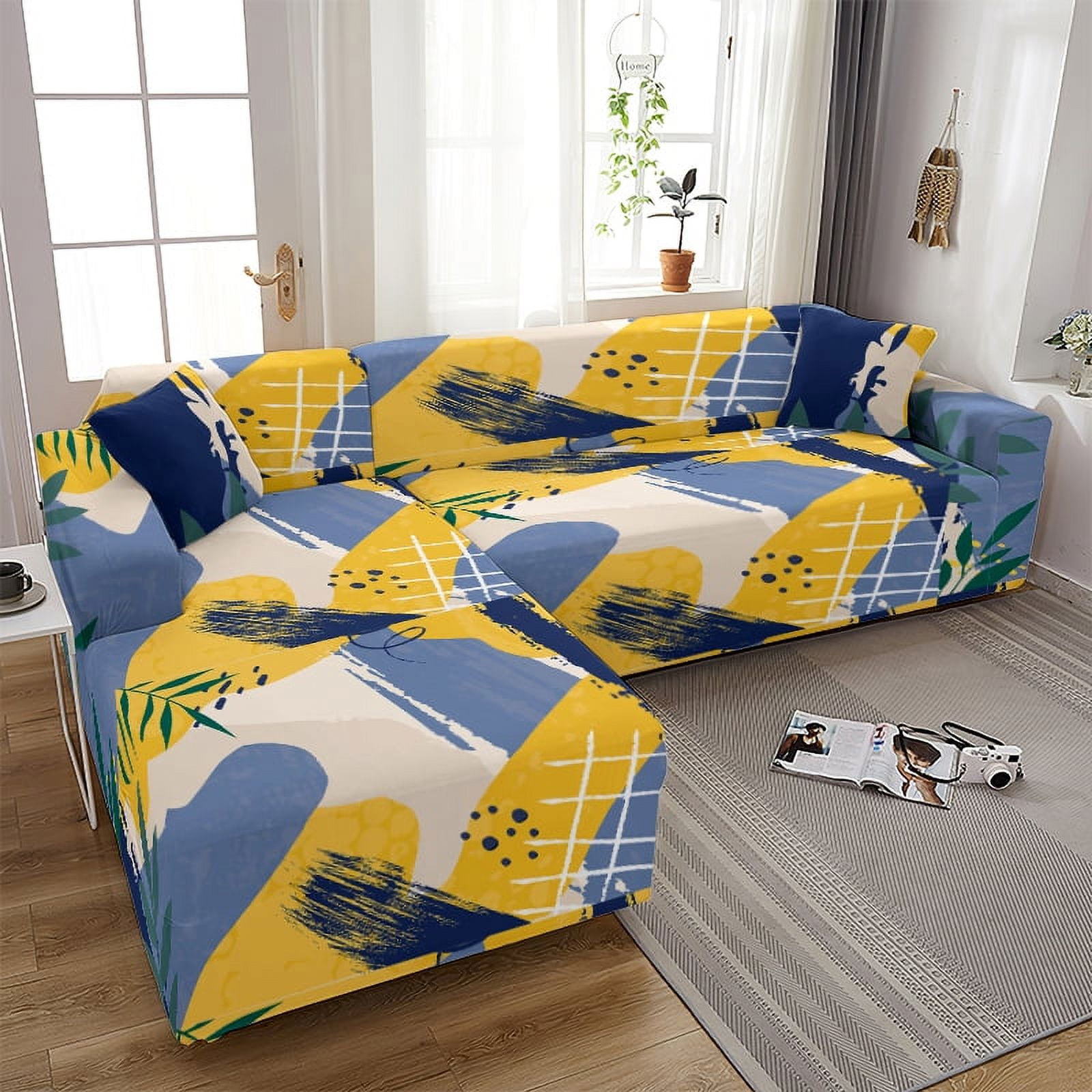 Elastic Sofa Covers for Living Room Modern Sectional Corner Sofa ...