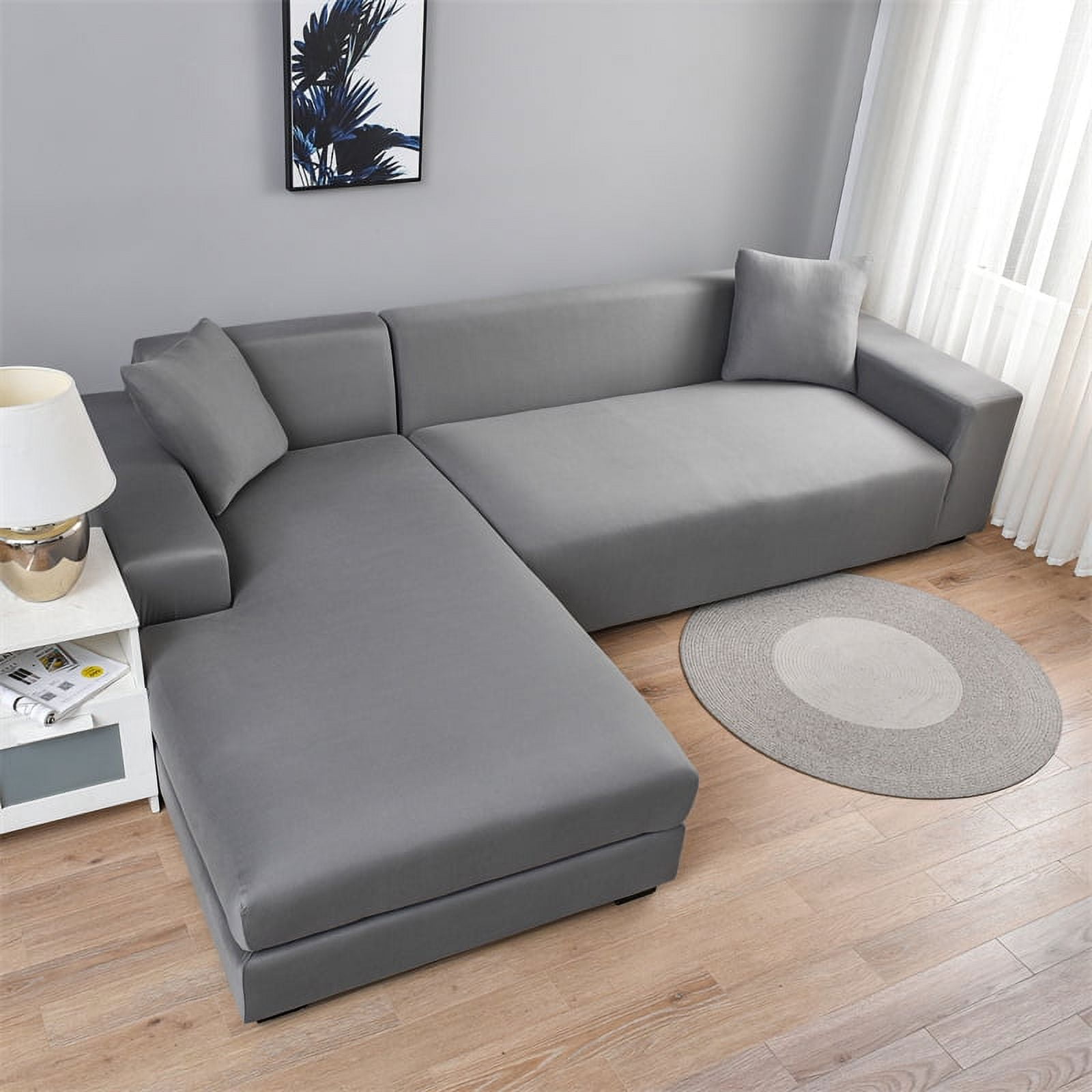 Elastic Sofa Covers for Living Room Sofa Cover L-Shaped Corner Stretch ...