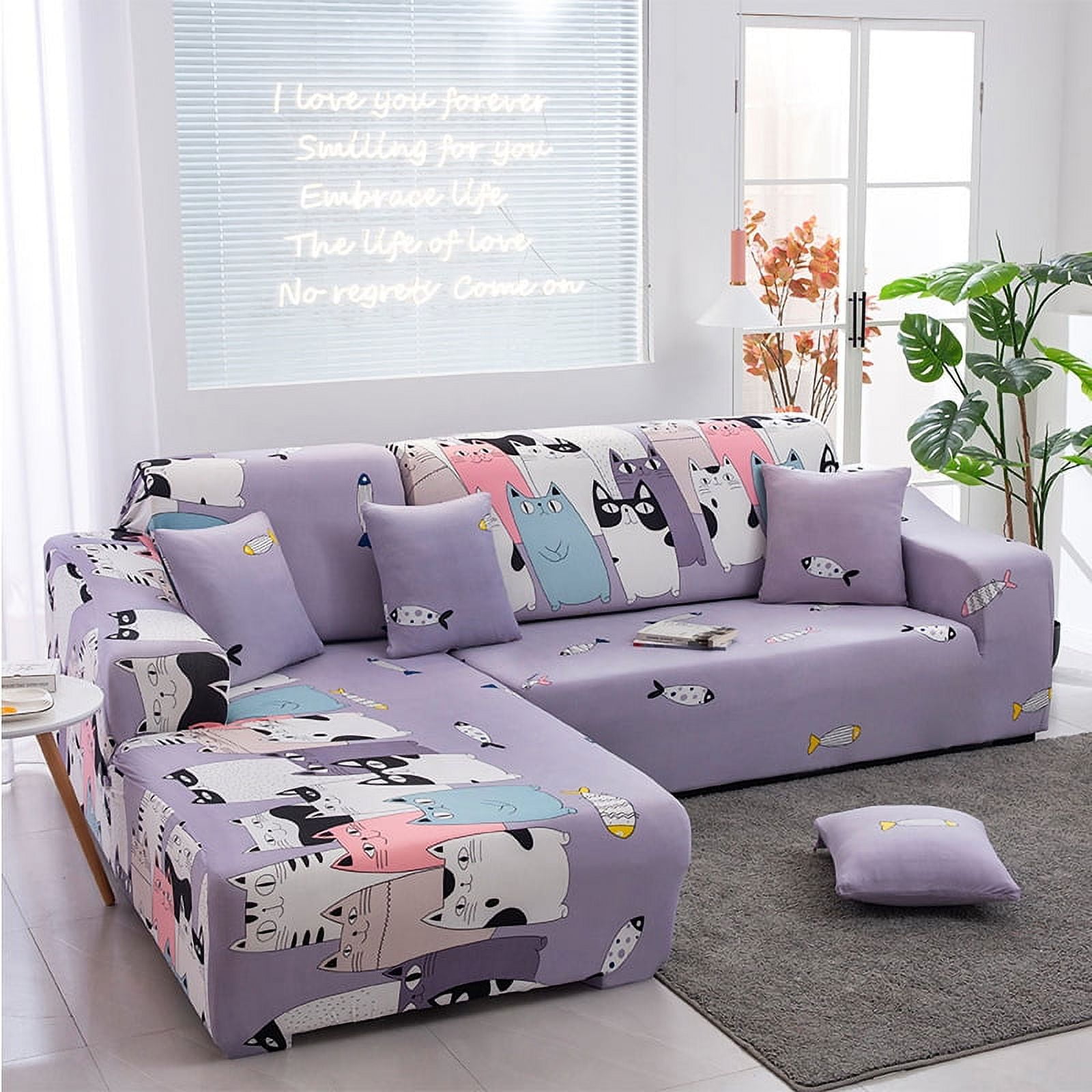 Elastic Sofa Slipcovers Modern Sofa Cover for Living Room Sectional ...