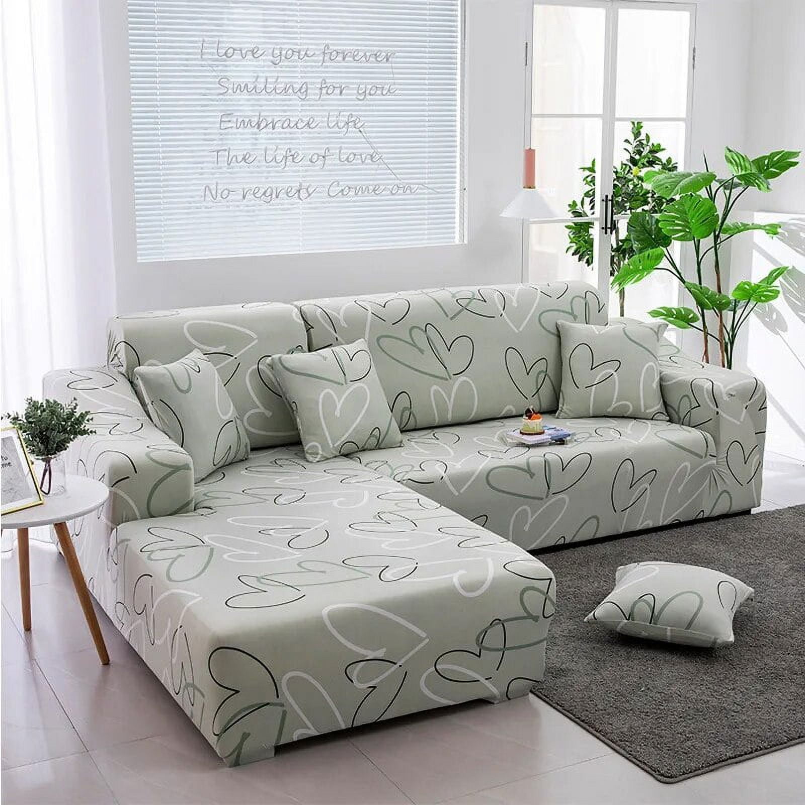 Elastic Sofa Slipcovers Modern Sofa Cover for Living Room Sectional ...
