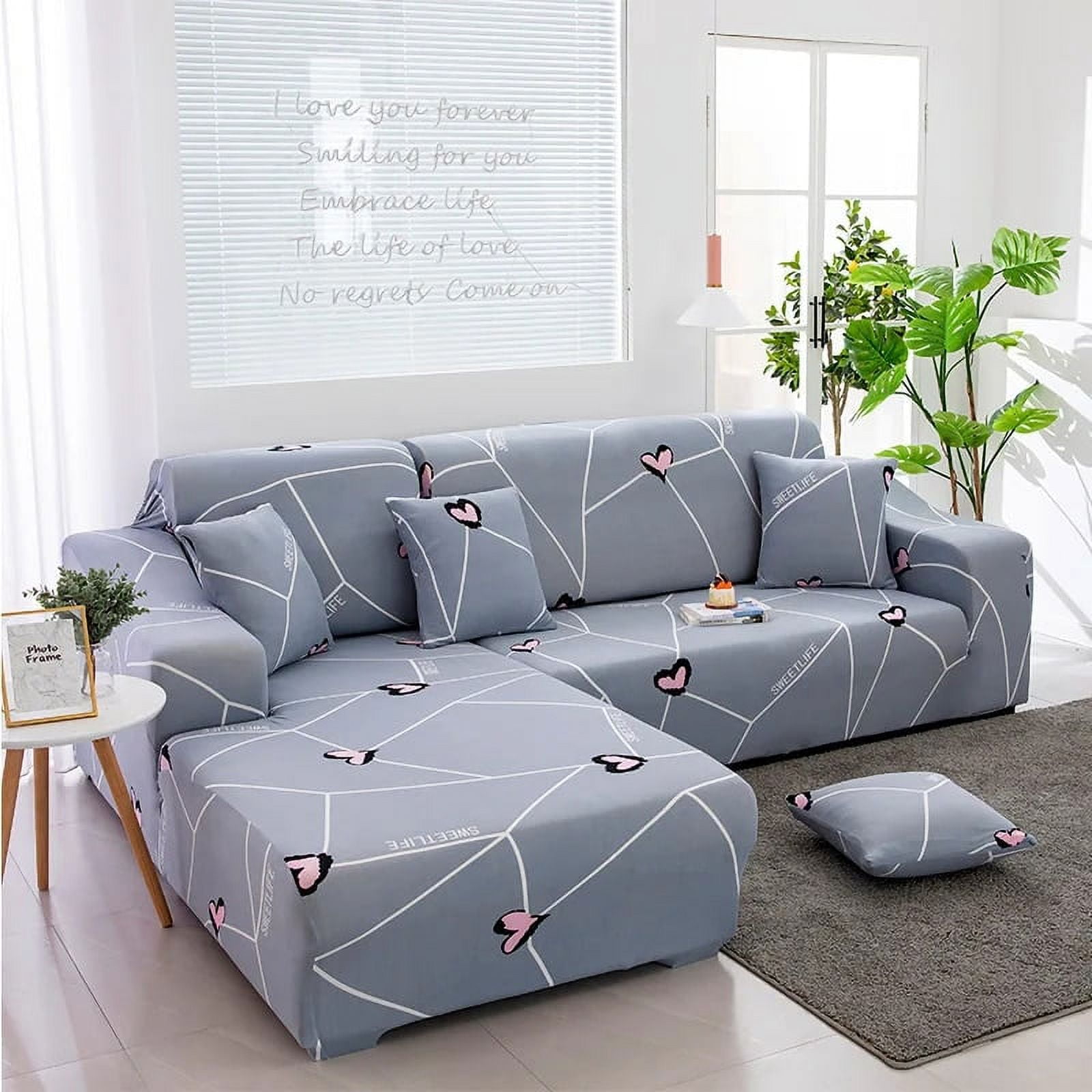 Elastic Sofa Slipcovers Modern Sofa Cover for Living Room Sectional ...