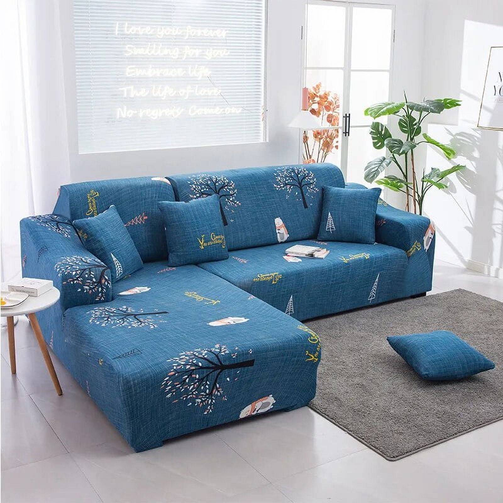 Elastic Sofa Slipcovers Modern Sofa Cover for Living Room Sectional ...