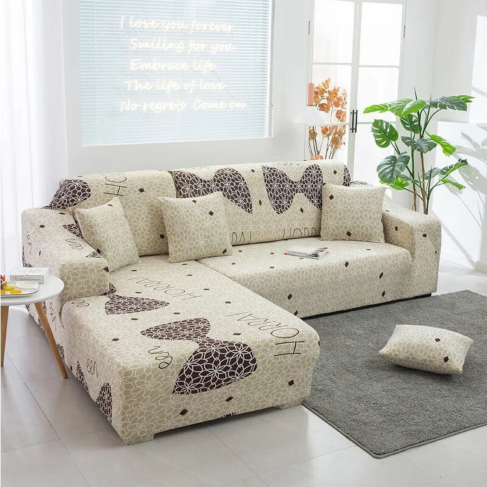 Elastic Sofa Slipcovers Modern Sofa Cover for Living Room Sectional ...