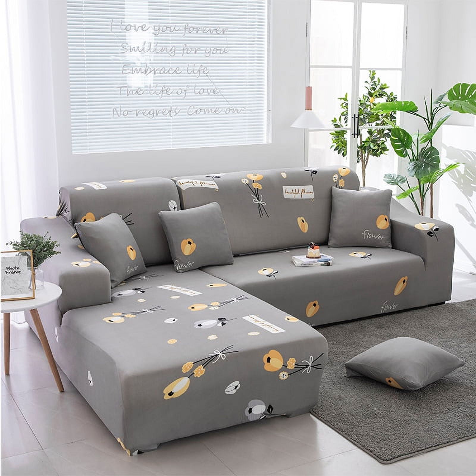 Elastic Sofa Slipcovers Modern Sofa Cover for Living Room Sectional ...