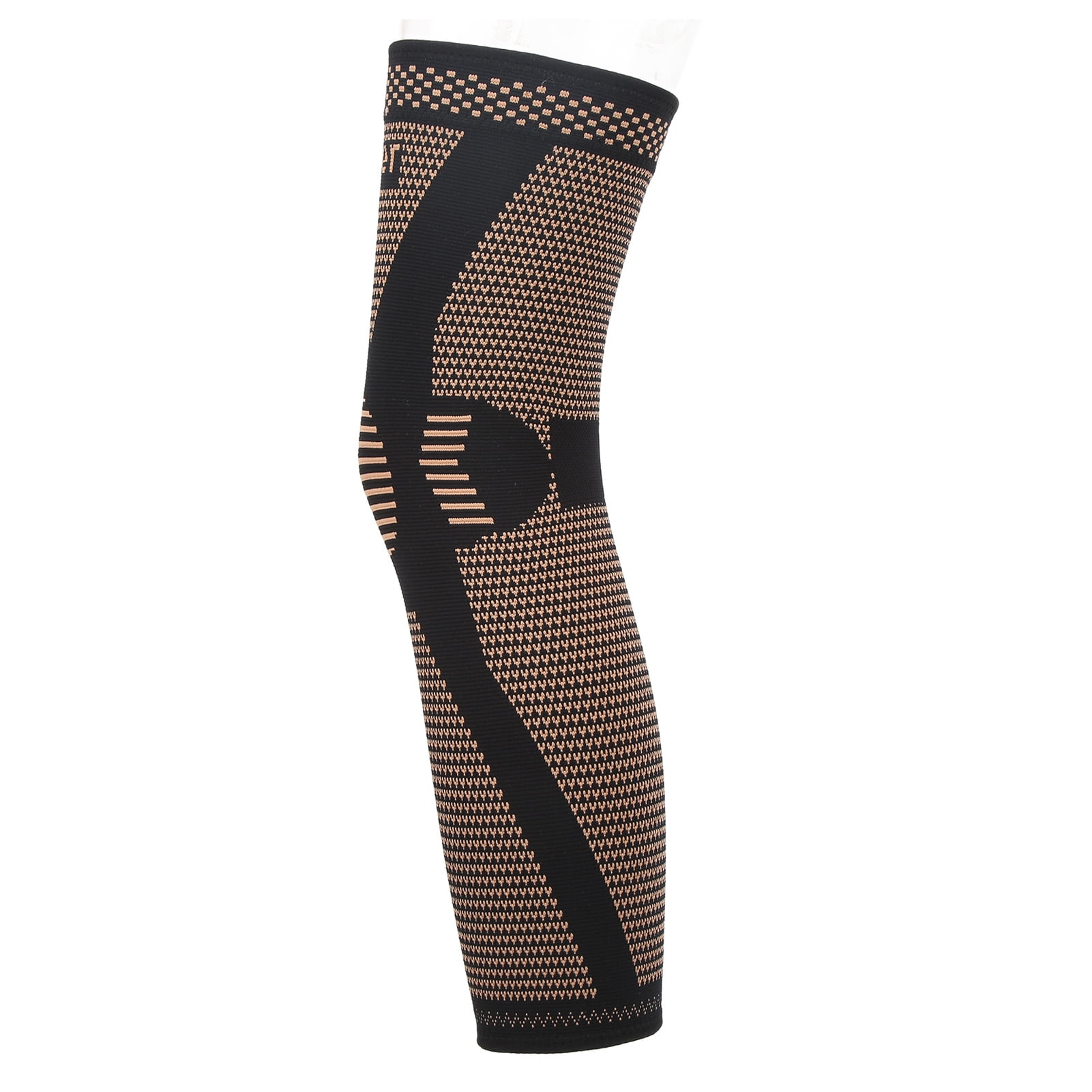 Elastic Sports Knee Guard Non Slip Knee Compression Sleeve Nylon Leg ...