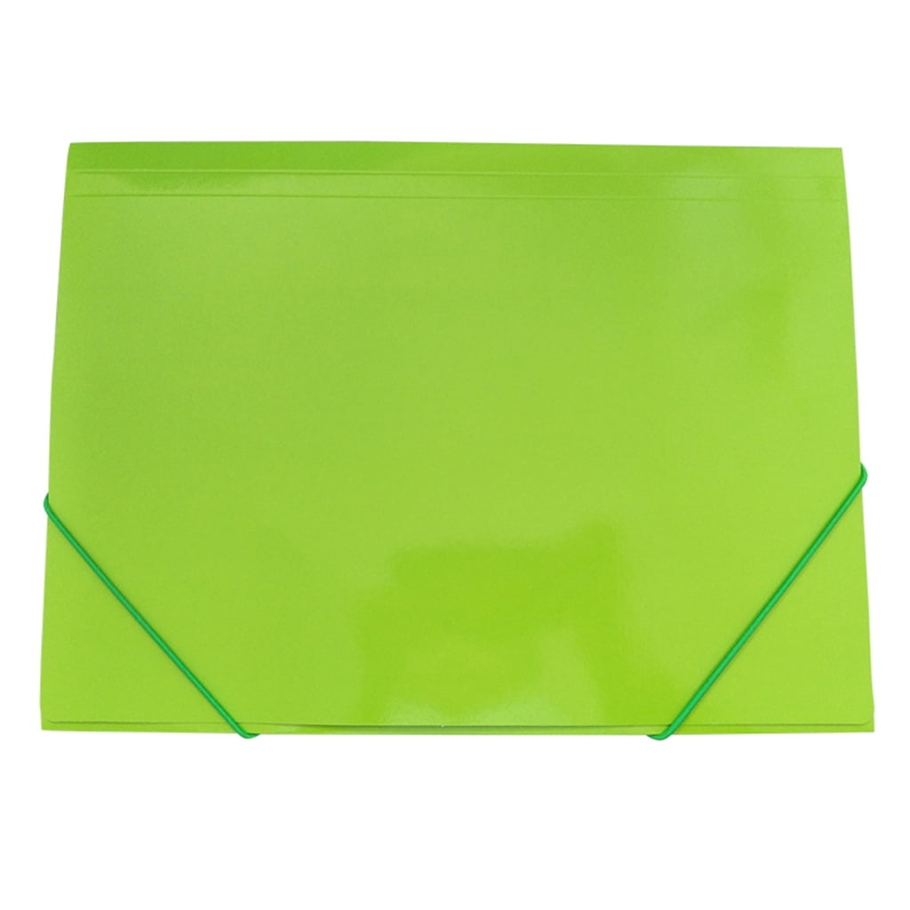 Plastic A4 Document Folders Foldable Design Elastic Closure Office ...