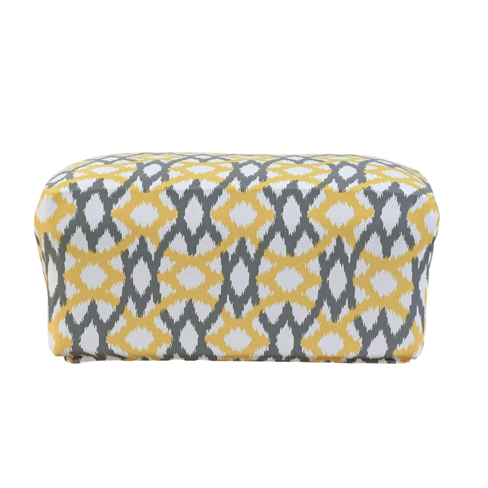 Elastic Stretch Footrest Covers Soft Slipcover Printed Protector Cover ...