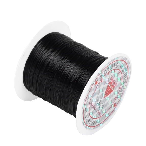 Elastic Stretch Jewelery Bracelet Making String Beading Cord Roll Black ...