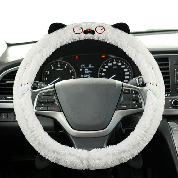 Elastic Stretch Steering Wheel Cover Mink,Warm in Winter and Cool in ...