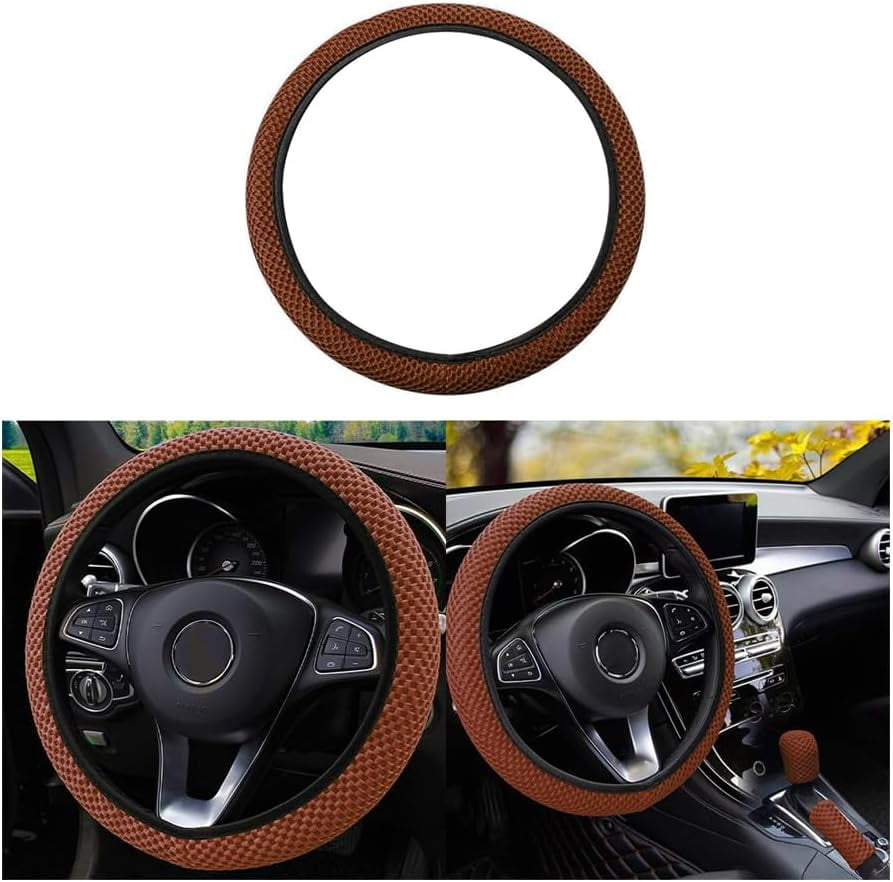 Elastic Stretch Steering Wheel Cover, Universal 15 Inch Automotive ...