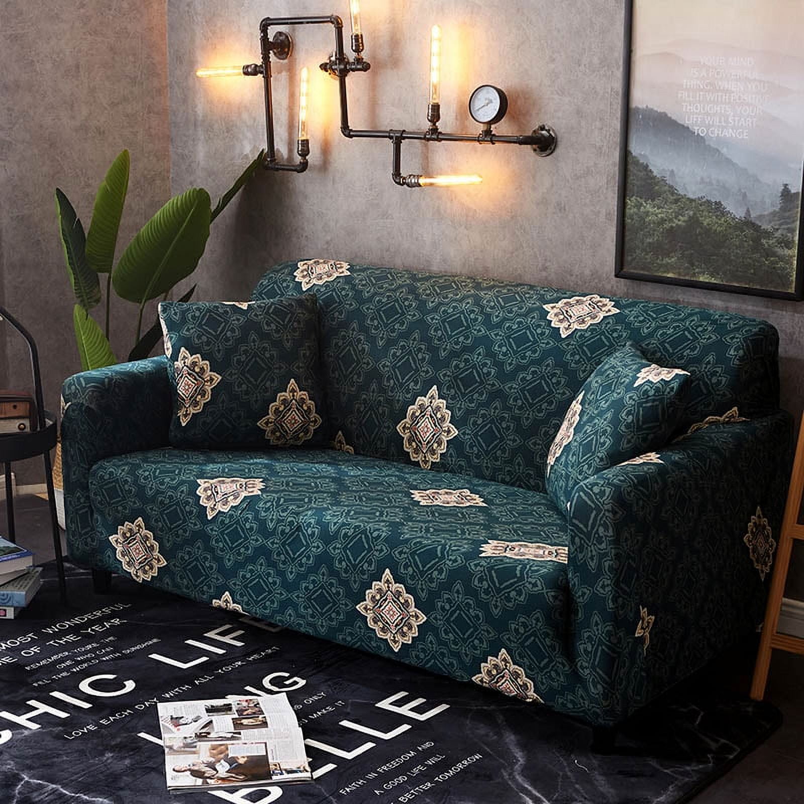 Elastic Stretch Universal Sofa Cover for Living Room cubre sofa ...
