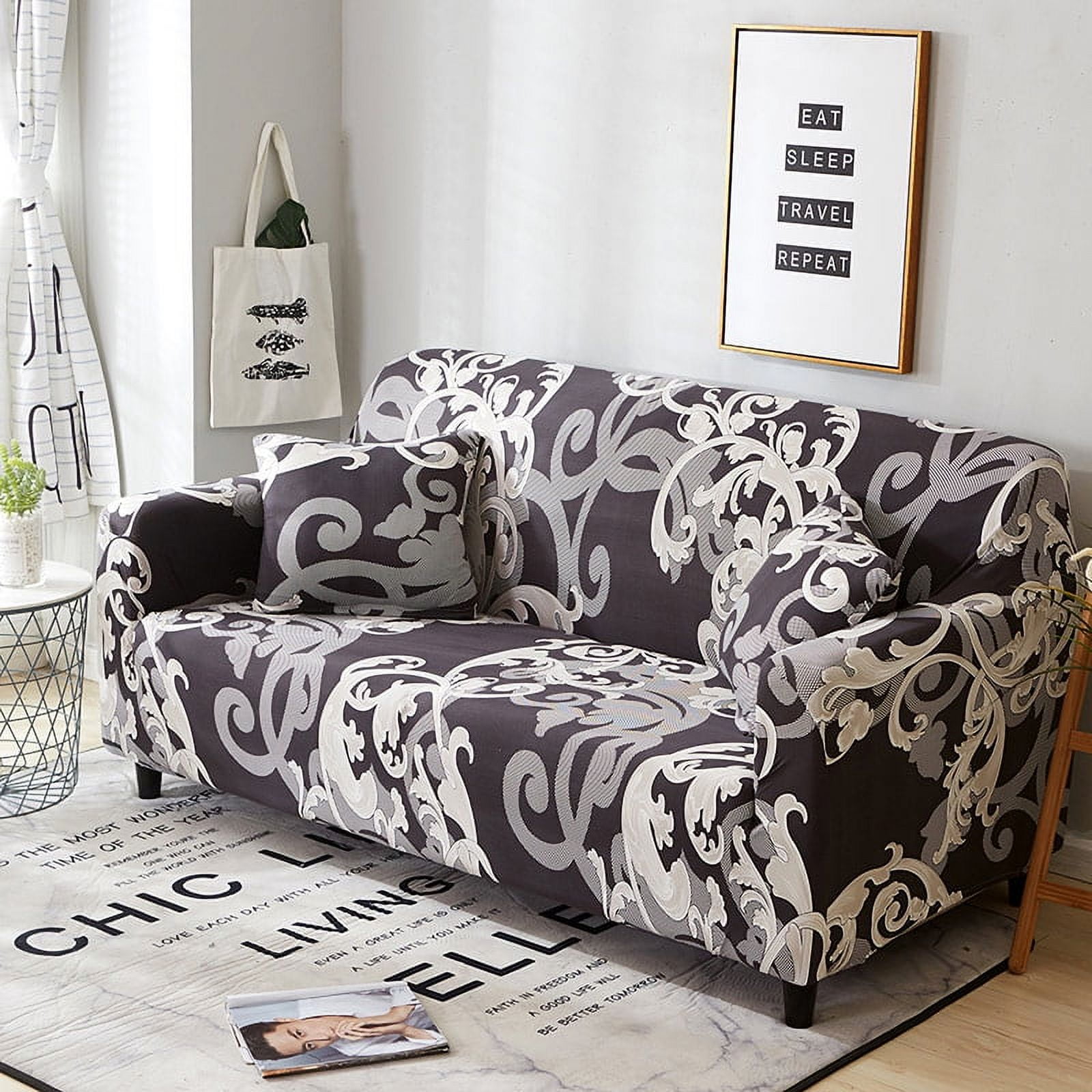 Elastic Stretch Universal Sofa Cover for Living Room cubre sofa ...