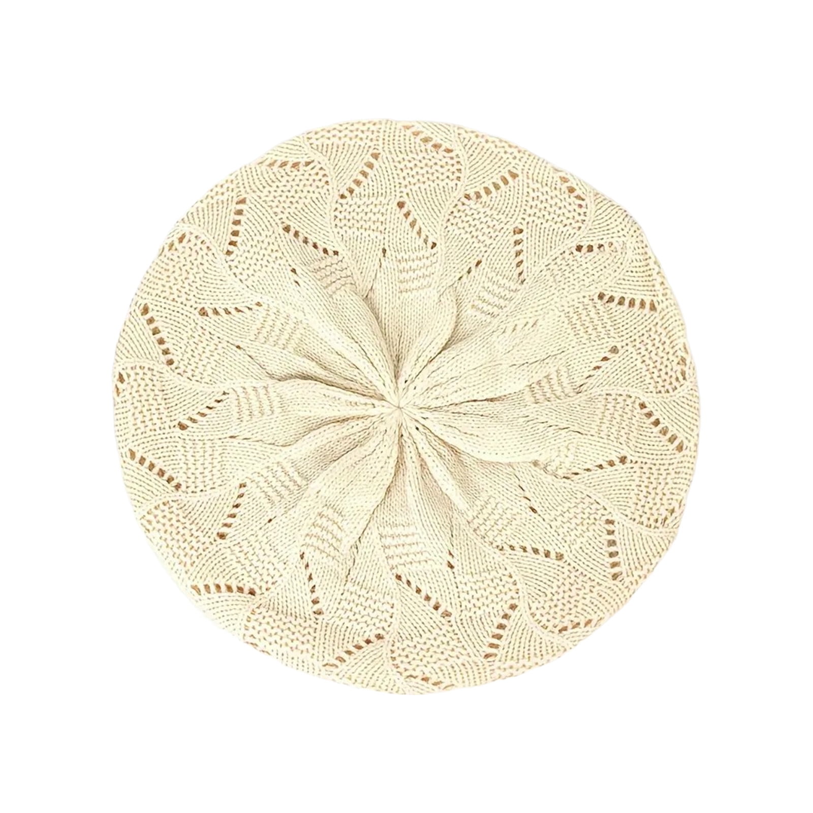 Elastic Stretchy Hollowed Berets Cap Breathable Lady Casual Painter Hat ...