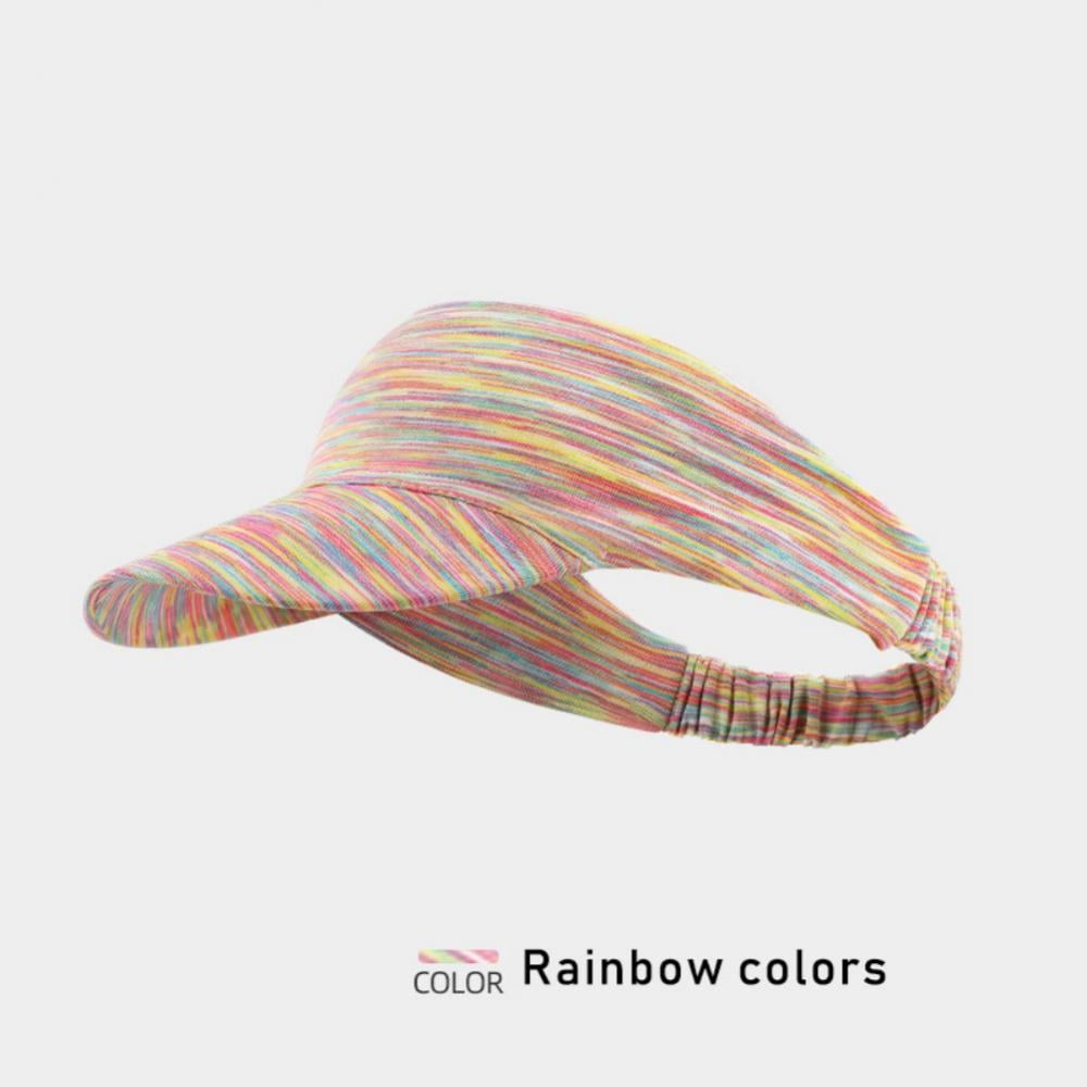 Elastic Sun Hat & Workout Headbands for Women, Sports Visors Hat ...