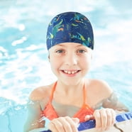 Stylish Floral Swim Caps for Women Waterproof Durable Bathing Cap for ...